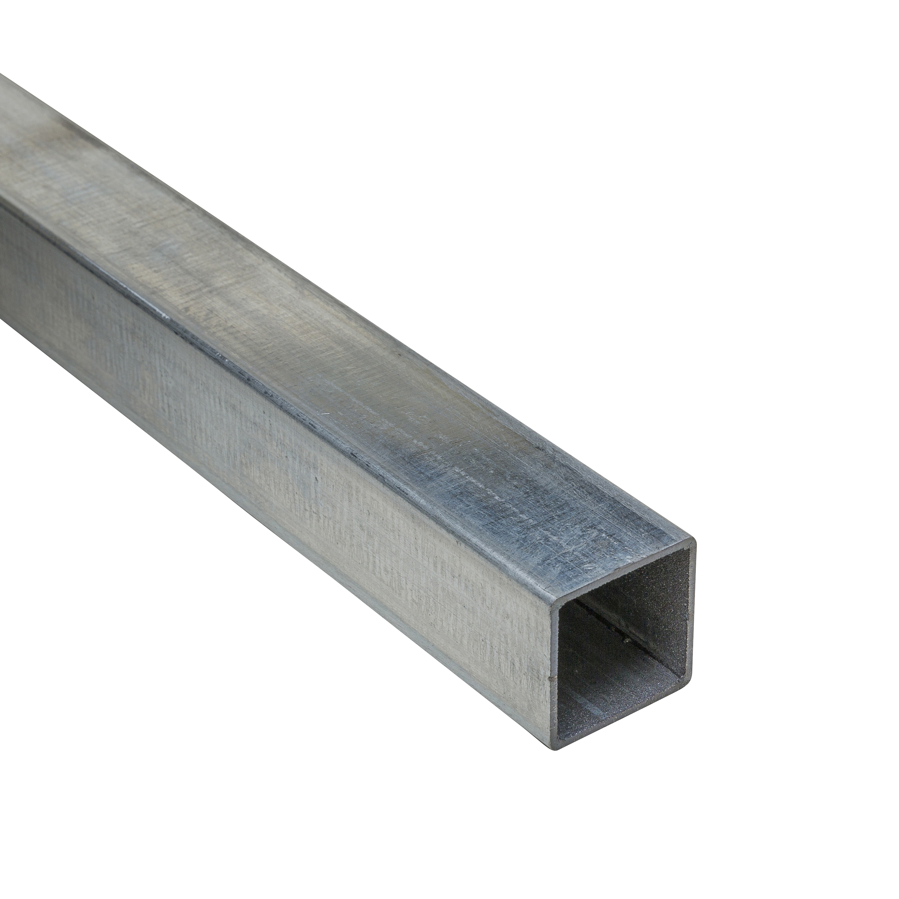 Tube carré acier galvanisé à froid STANDERS, H.30 x l.30 x Ep.1.5 mm, L ...