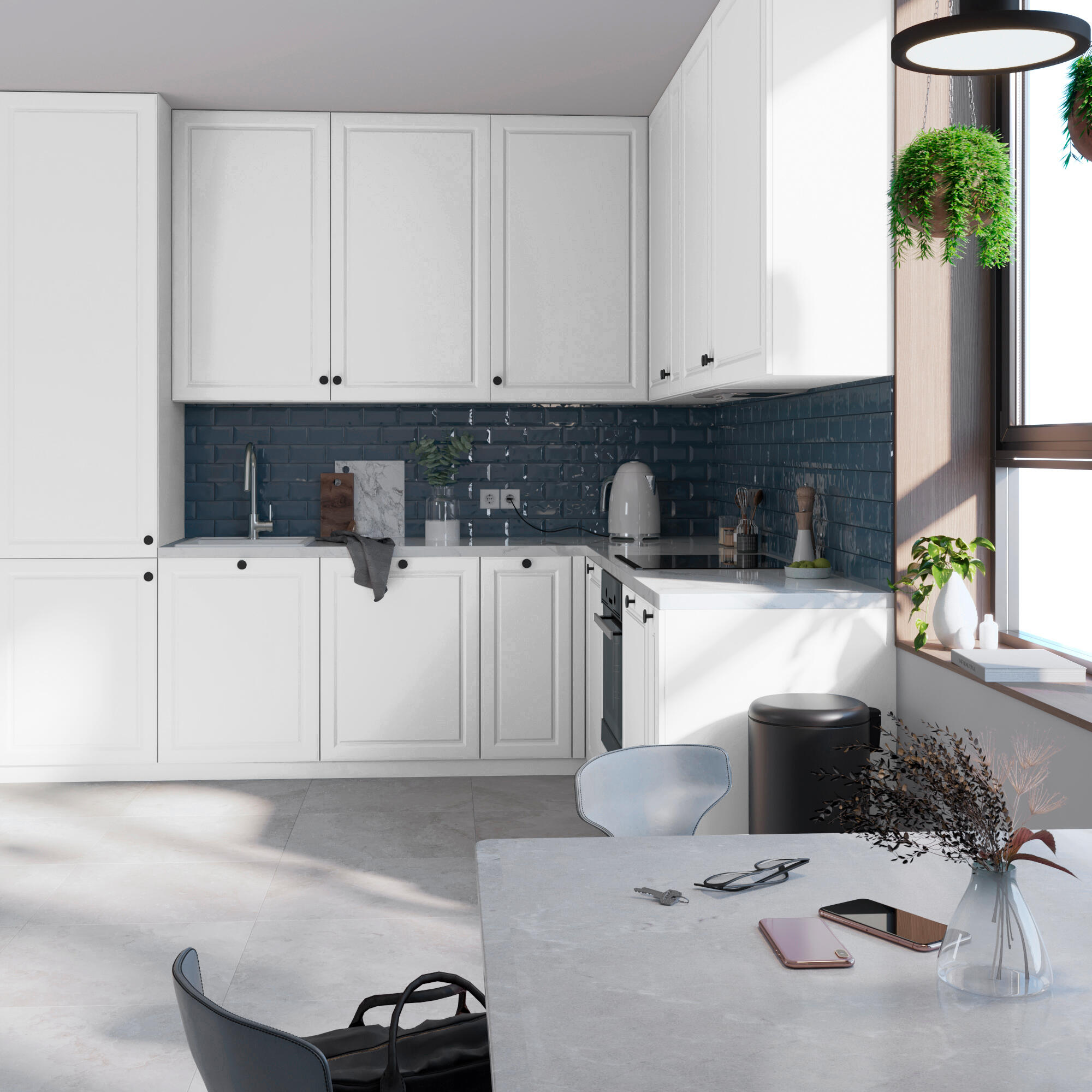 Tester de pintura multimateriales cocinas y baños LUXENS color blanco ...