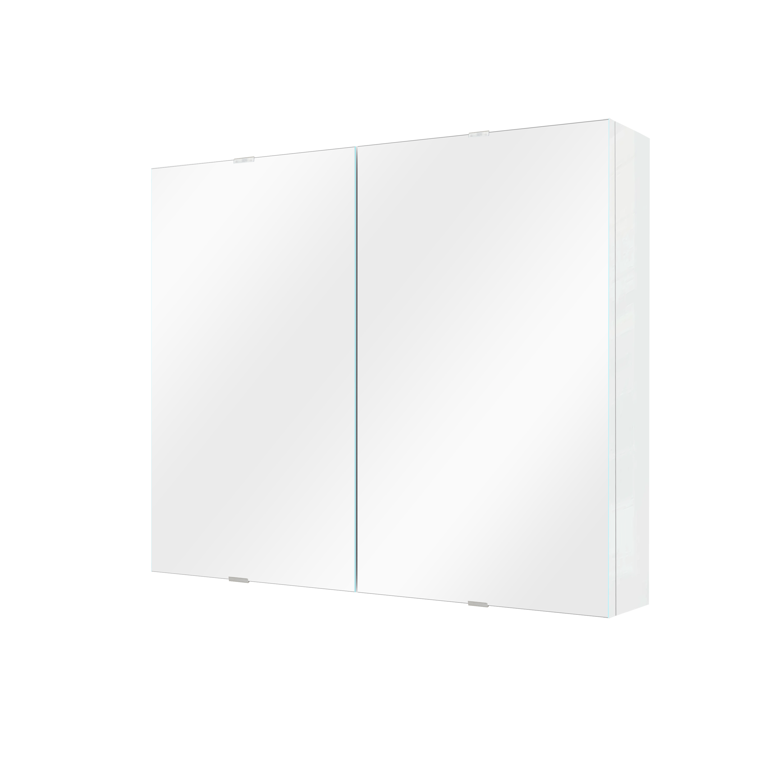 Armoire de toilette l.76.1 cm H.58 cm P.17 cm, blanc, SENSEA Essential ...