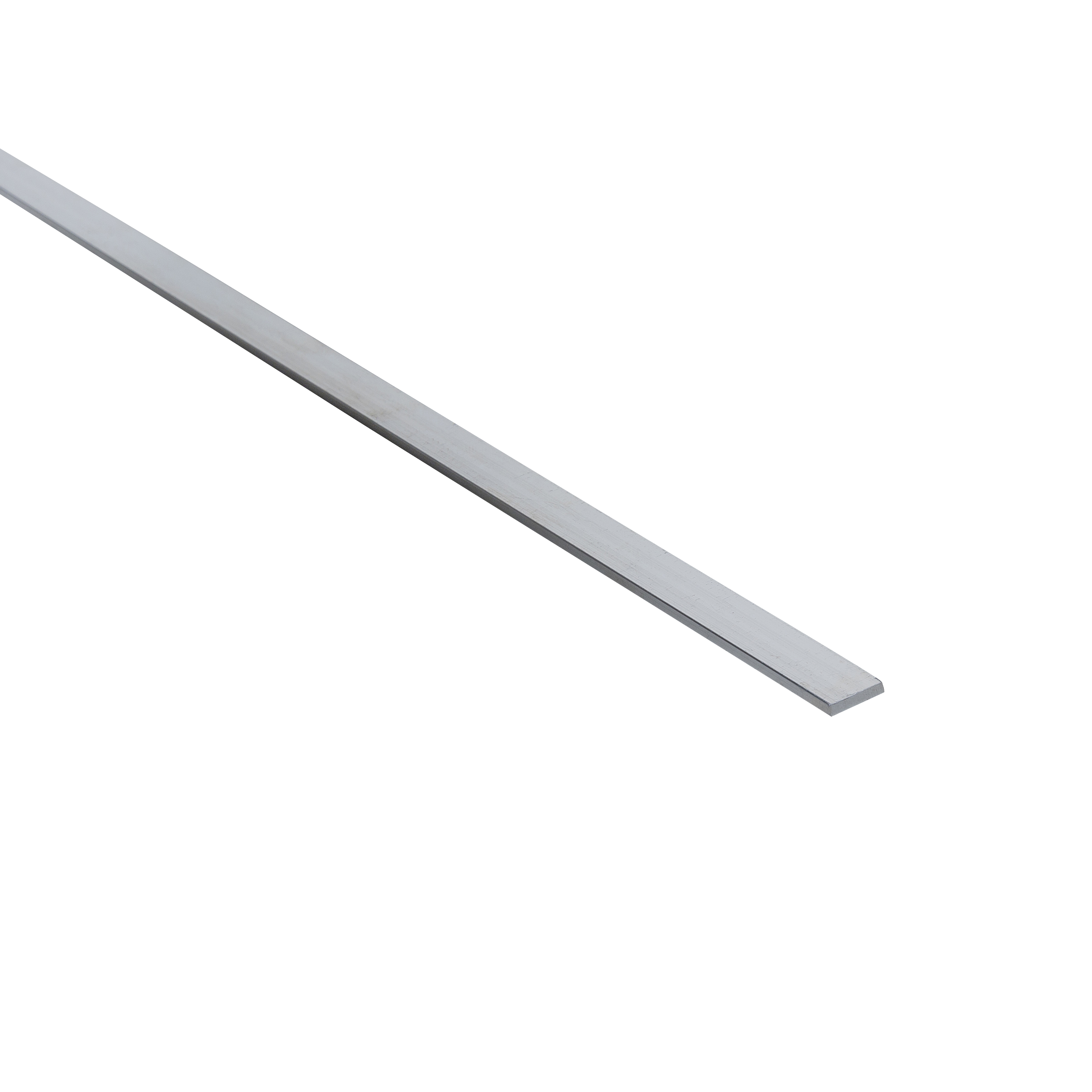 Profilé plat aluminium naturel brut mat STANDERS, l.5 x Ep.2 mm, L.1 m ...