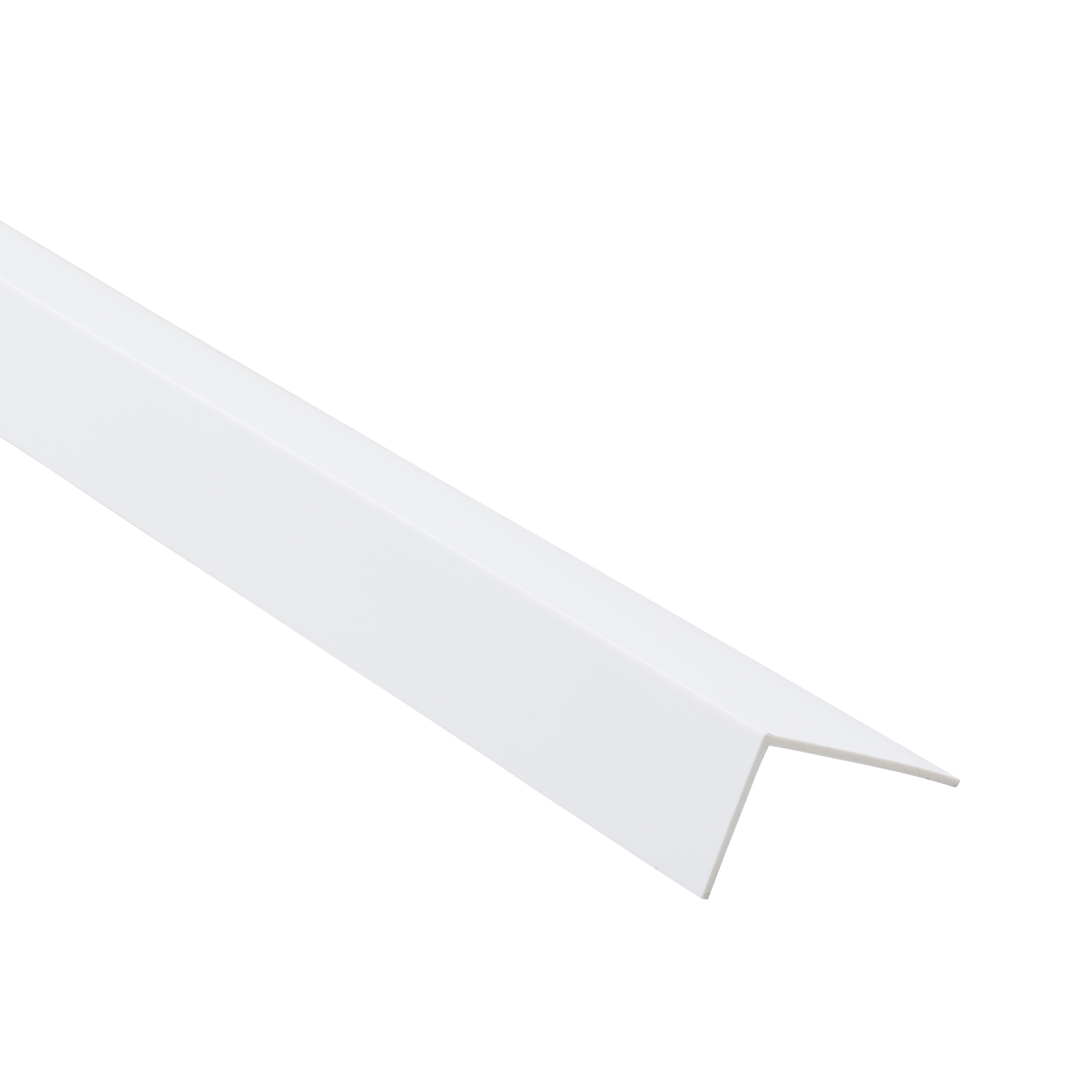 Profilo STANDERS in pvc grezzo bianco opaco L2.6m L25xSp1.5xH45 mm ...