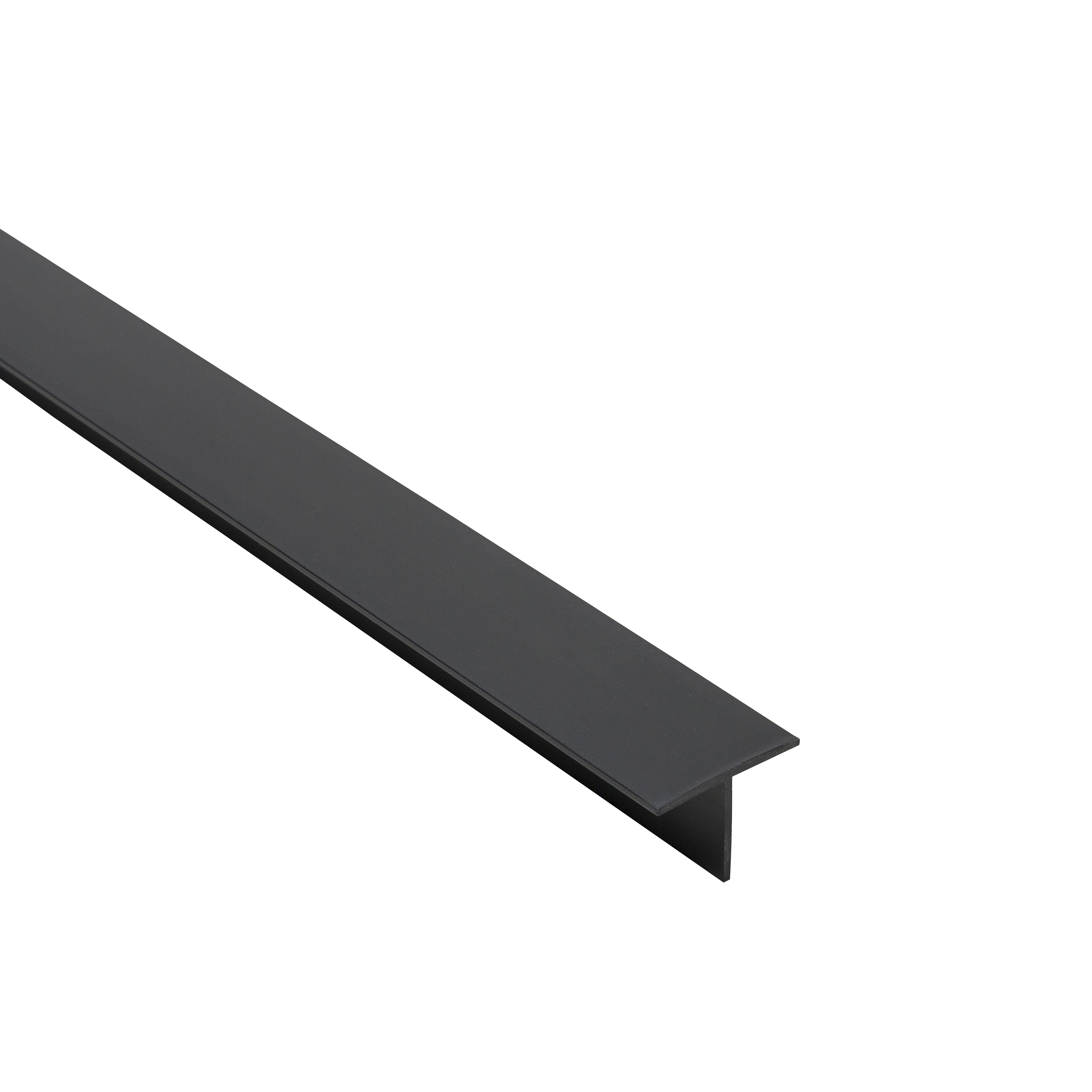 Perfil forma de en T de PVC gris STANDERS, Alt. 18 x An.25 mm x L.1 m ...