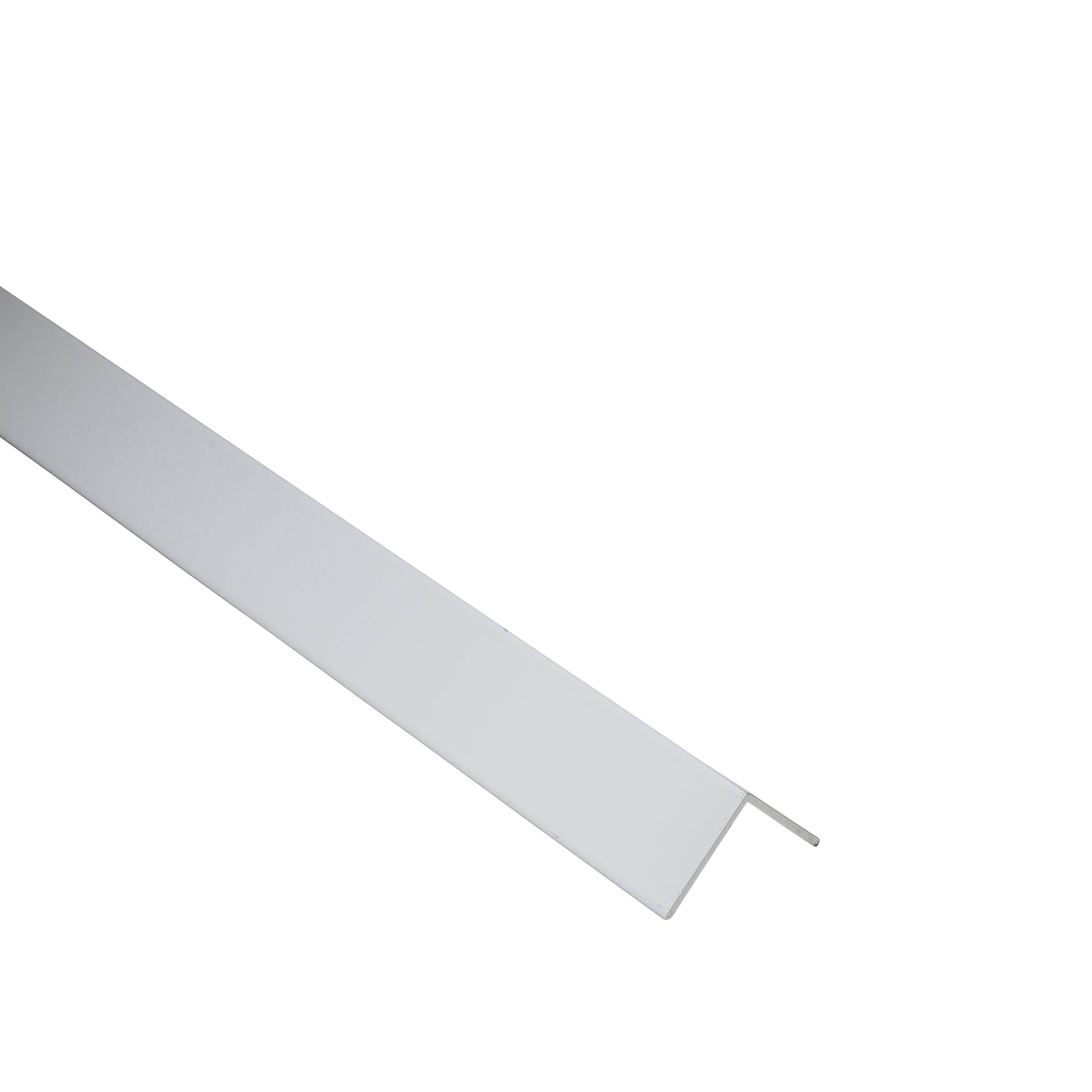 Perfil forma de ángulo de aluminio blanco, Alt. 20 x An.20 x L.2500 mm ...