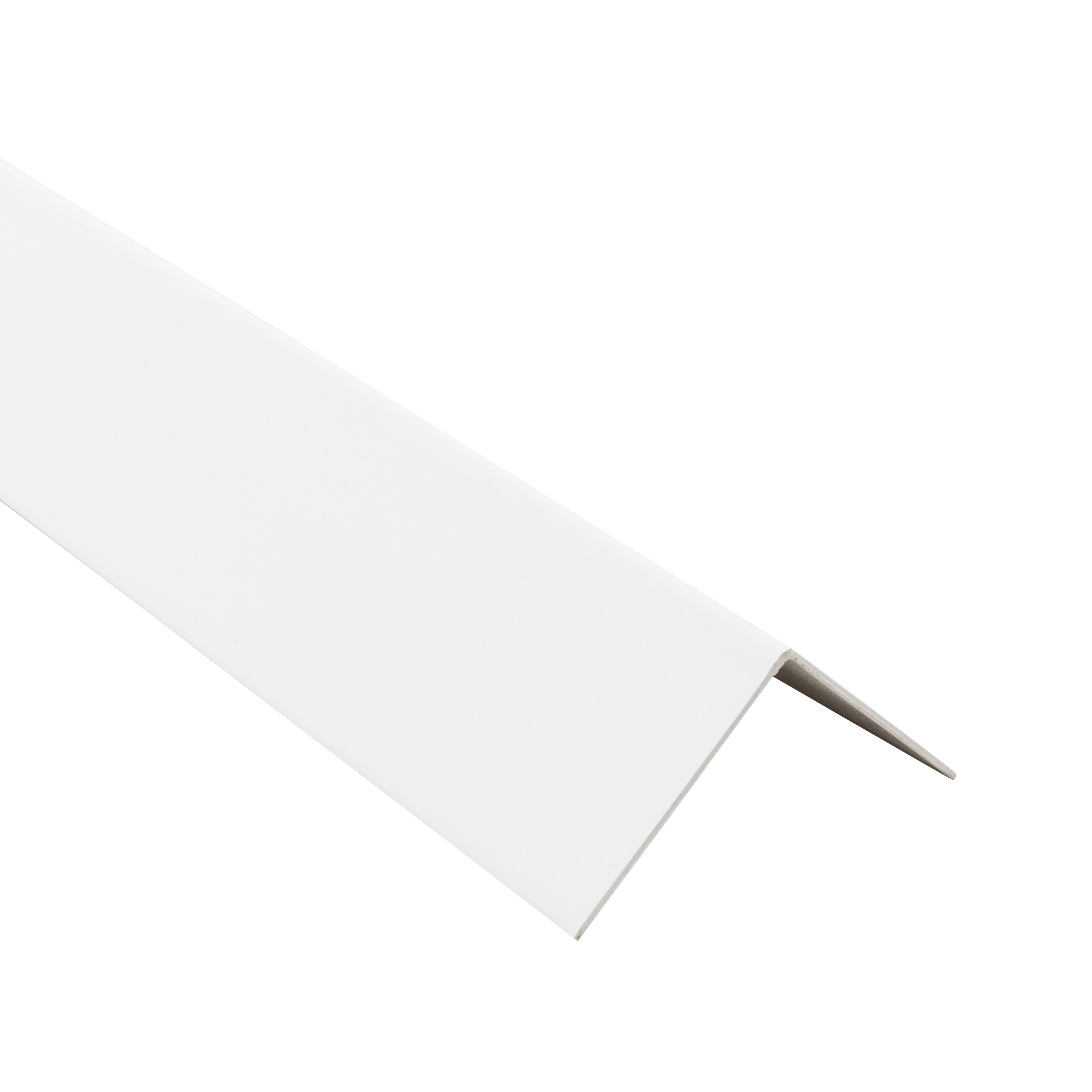 Perfil forma de ángulo de PVC blanco, Alt. 50 x An.50 x L.2600 mm ...