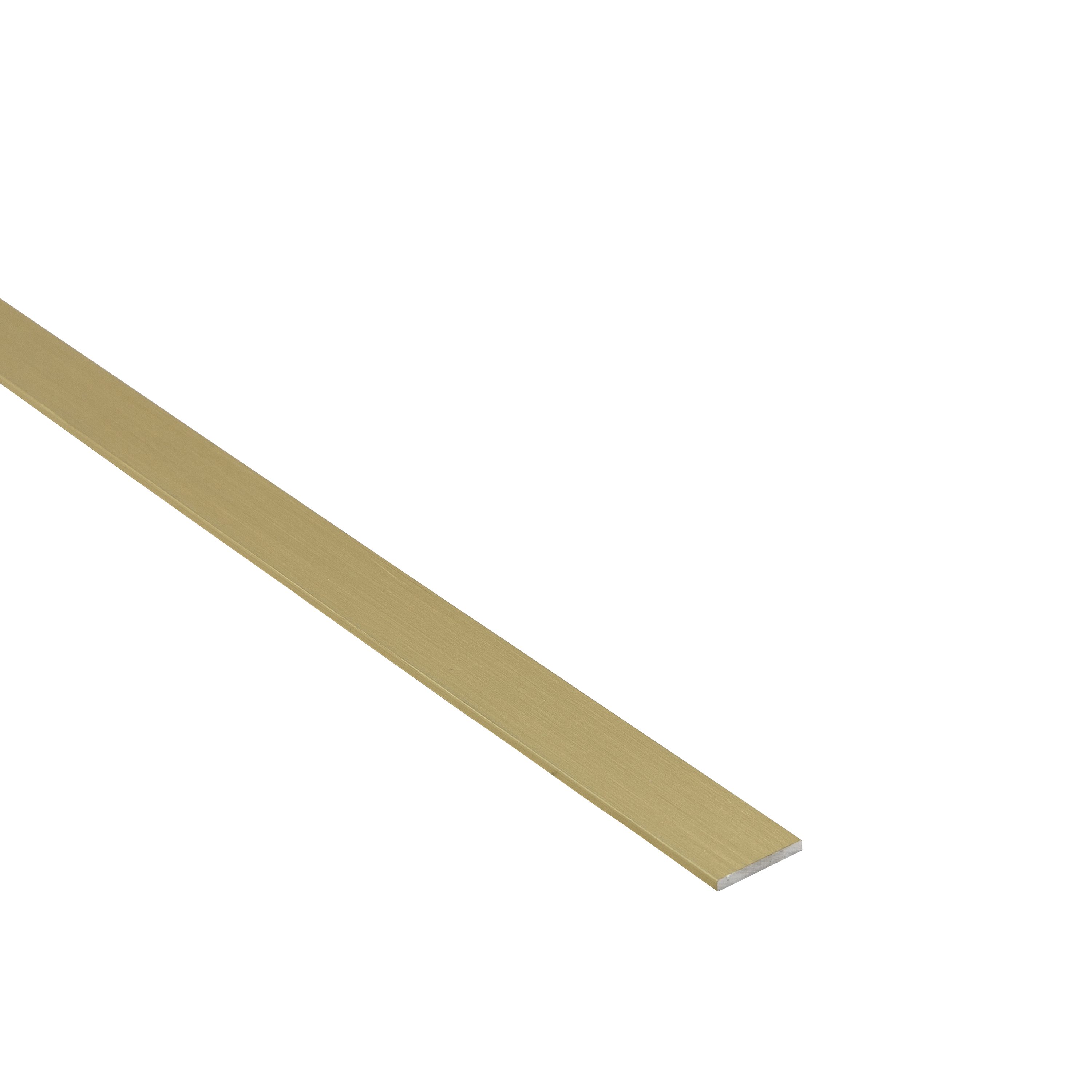 Profil płaski aluminiowy 1m 15x2 mm mosiądz Standers - Leroy Merlin