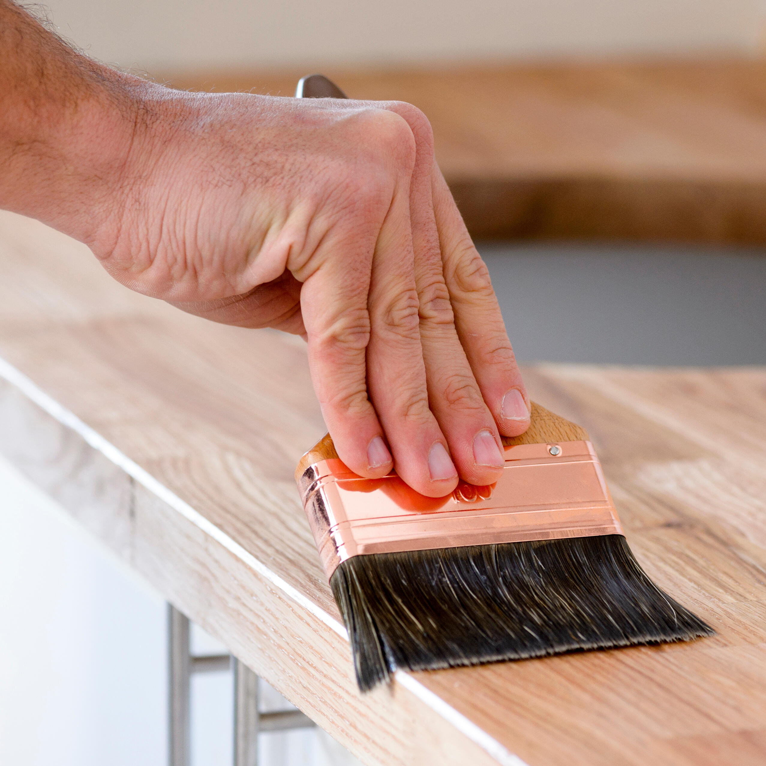 Encimera de cocina madera maciza haya 200x65 cm espesor 26mm | Leroy Merlin