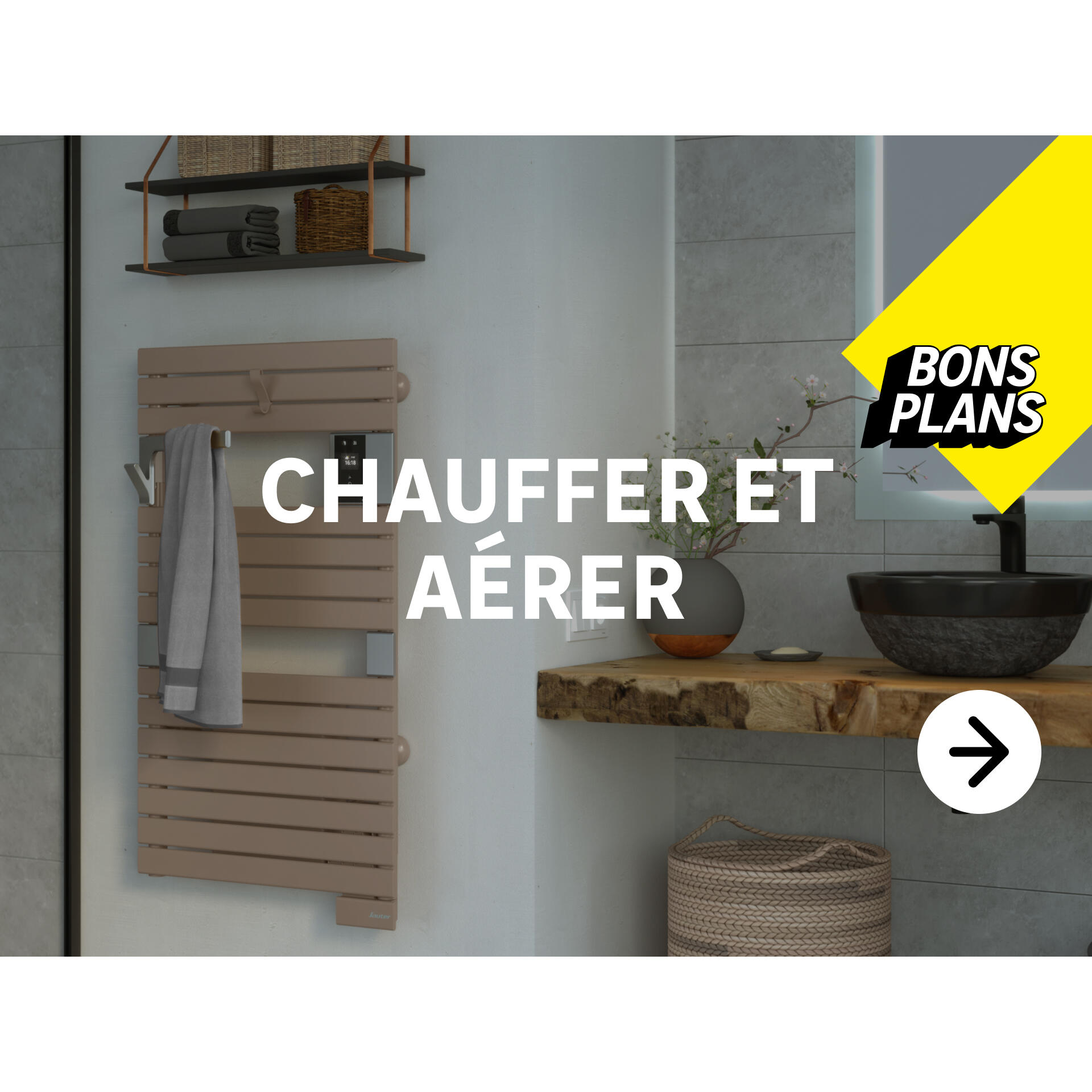 Chauffer et aérer sdb | Leroy Merlin