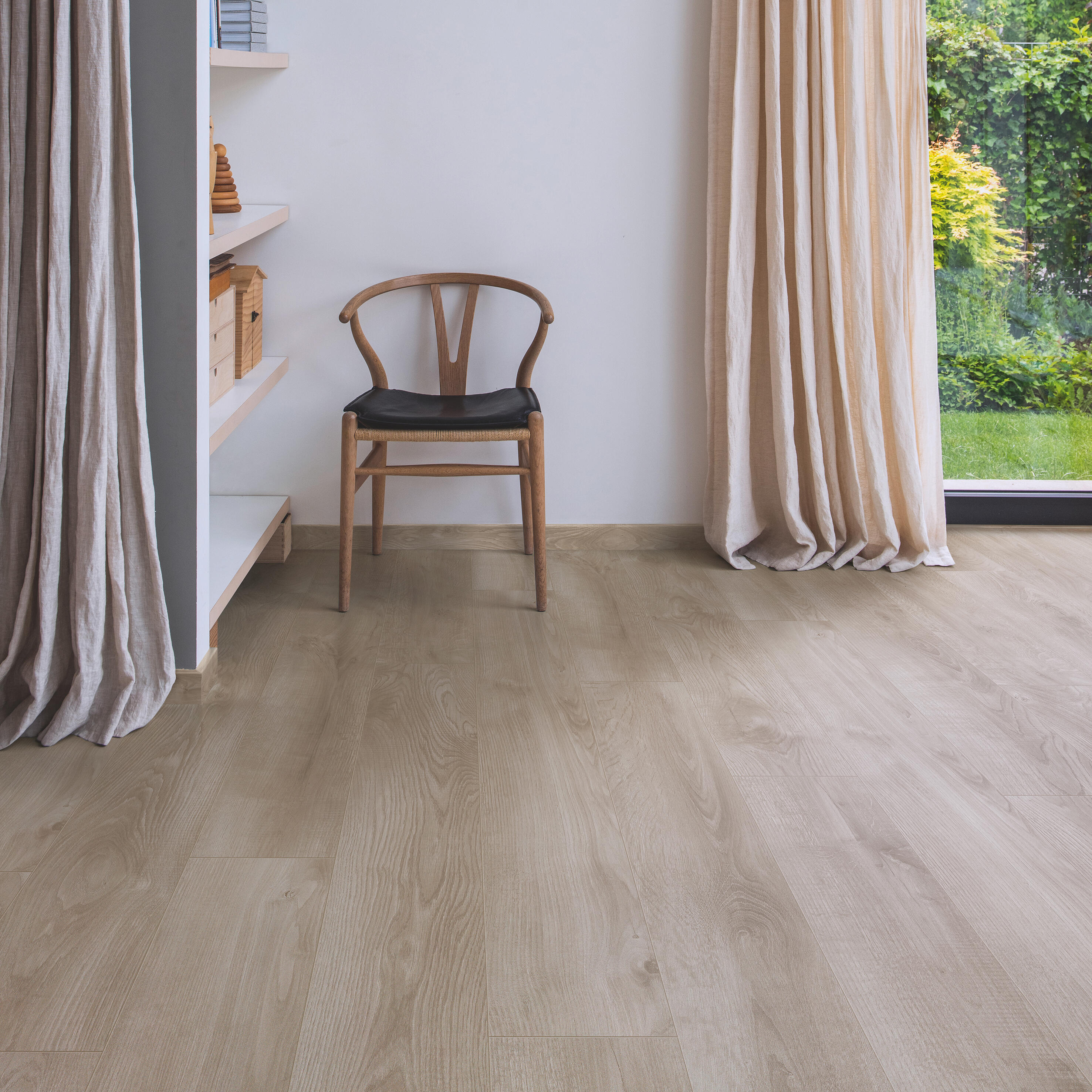 Sol stratifié Panache SENS BY QUICK-STEP varenne, Ep.8 mm, résistant à ...