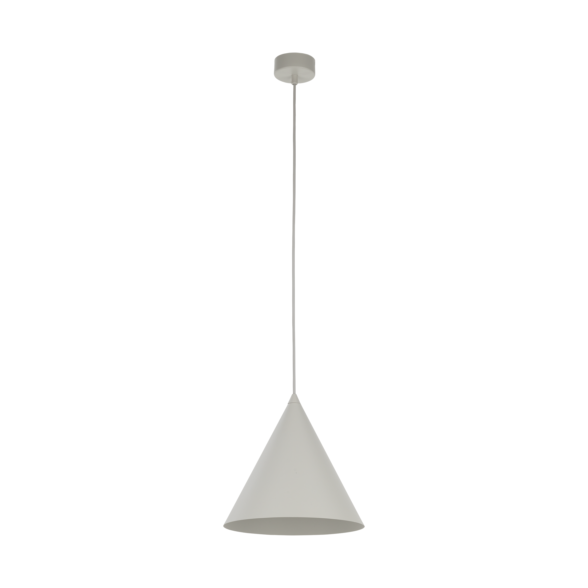 Lampa wisząca Cono beżowa E27 wys. 25 cm Tk Lighting - Leroy Merlin