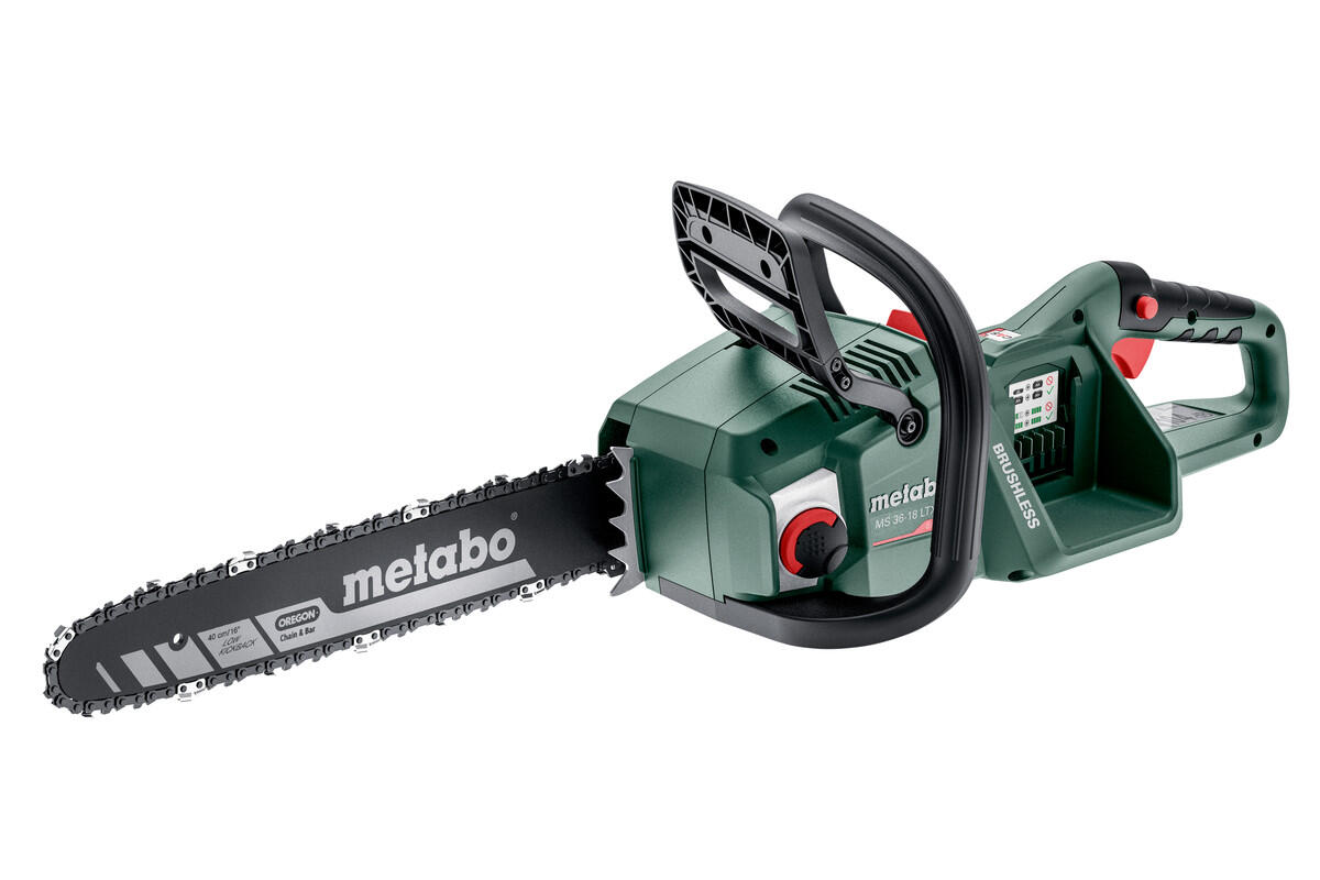 Tronçonneuse sur batterie METABO 18 V, guide de 40 cm | Leroy Merlin