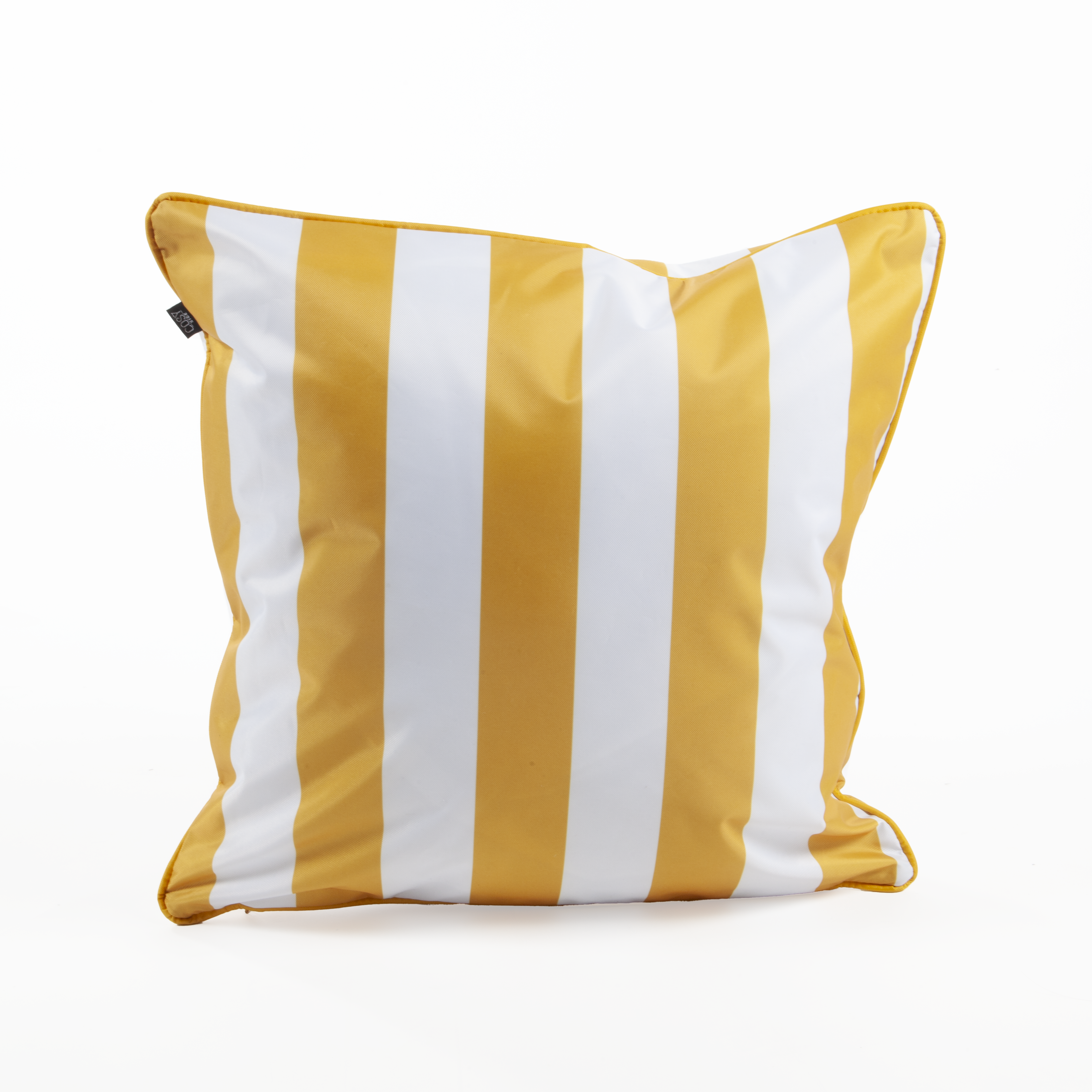 Coussin Calypso, imprimé jaune l.45 x L.45 cm | Leroy Merlin