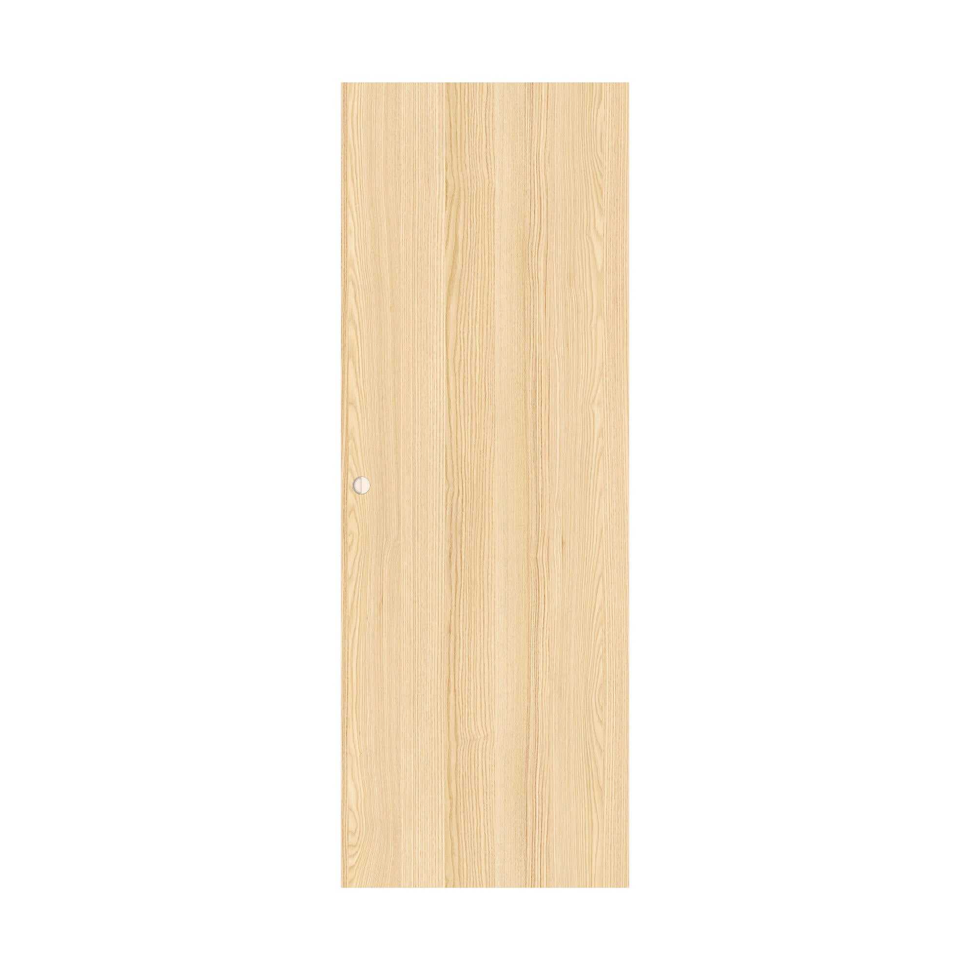 Porte coulissante MDF Cali frêne naturel, H.204 x l.93 cm | Leroy Merlin