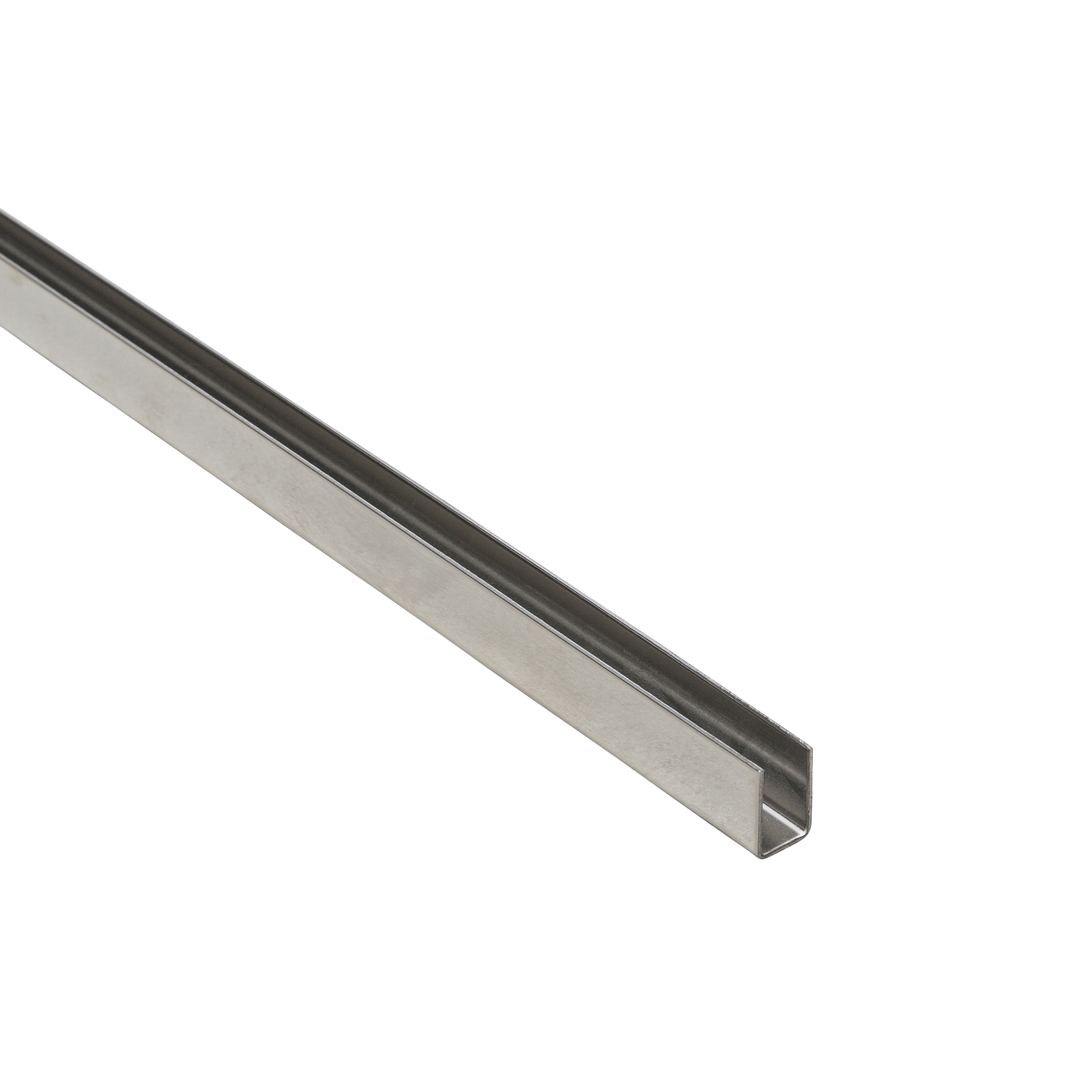 Profilé U inox brillant STANDERS, H.15 x l.10 x Ep.1 mm, L.1 m | Leroy Merlin