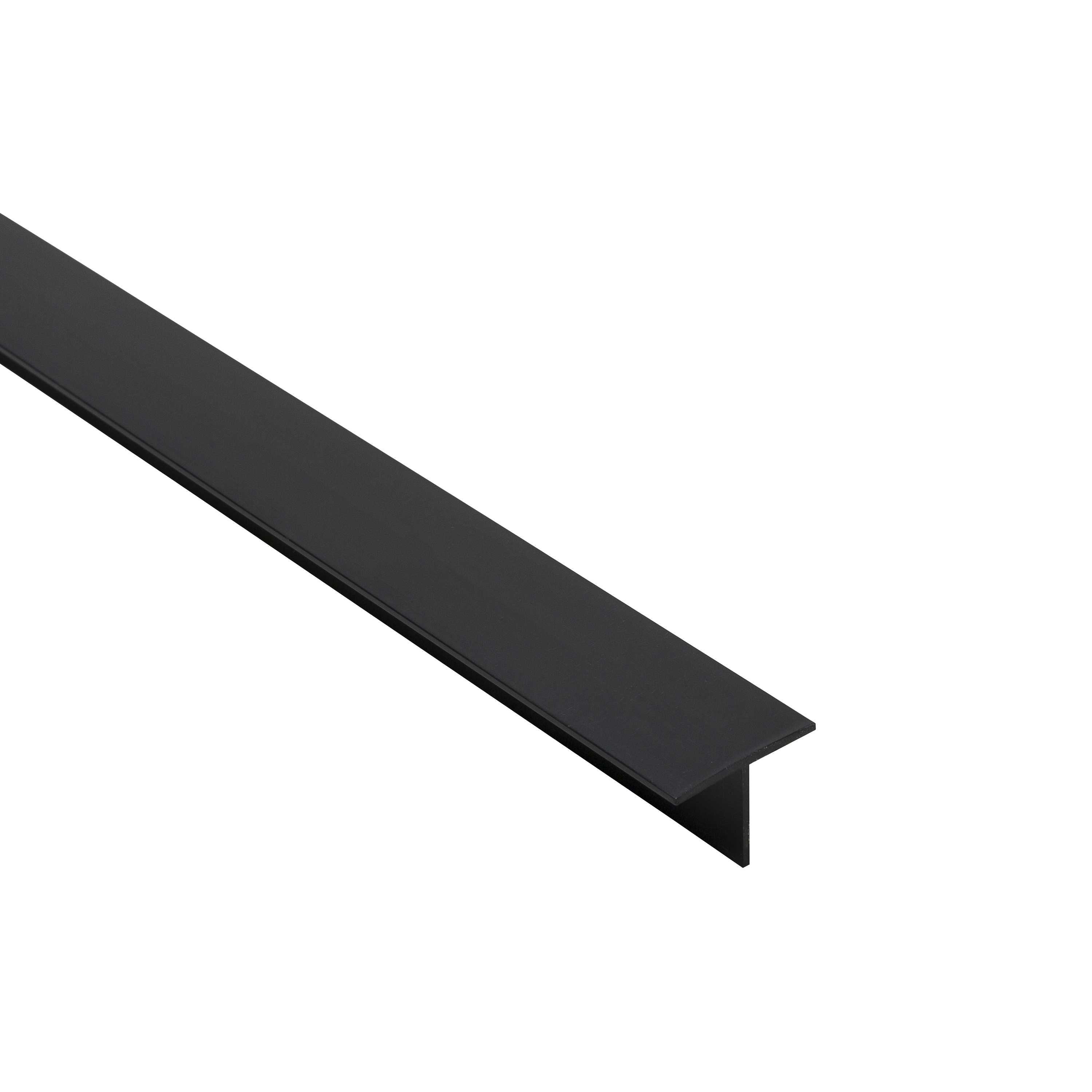 Profilé T pvc noir mat STANDERS, H.18 x l.25 x Ep.1.5 mm, L.1 m | Leroy ...