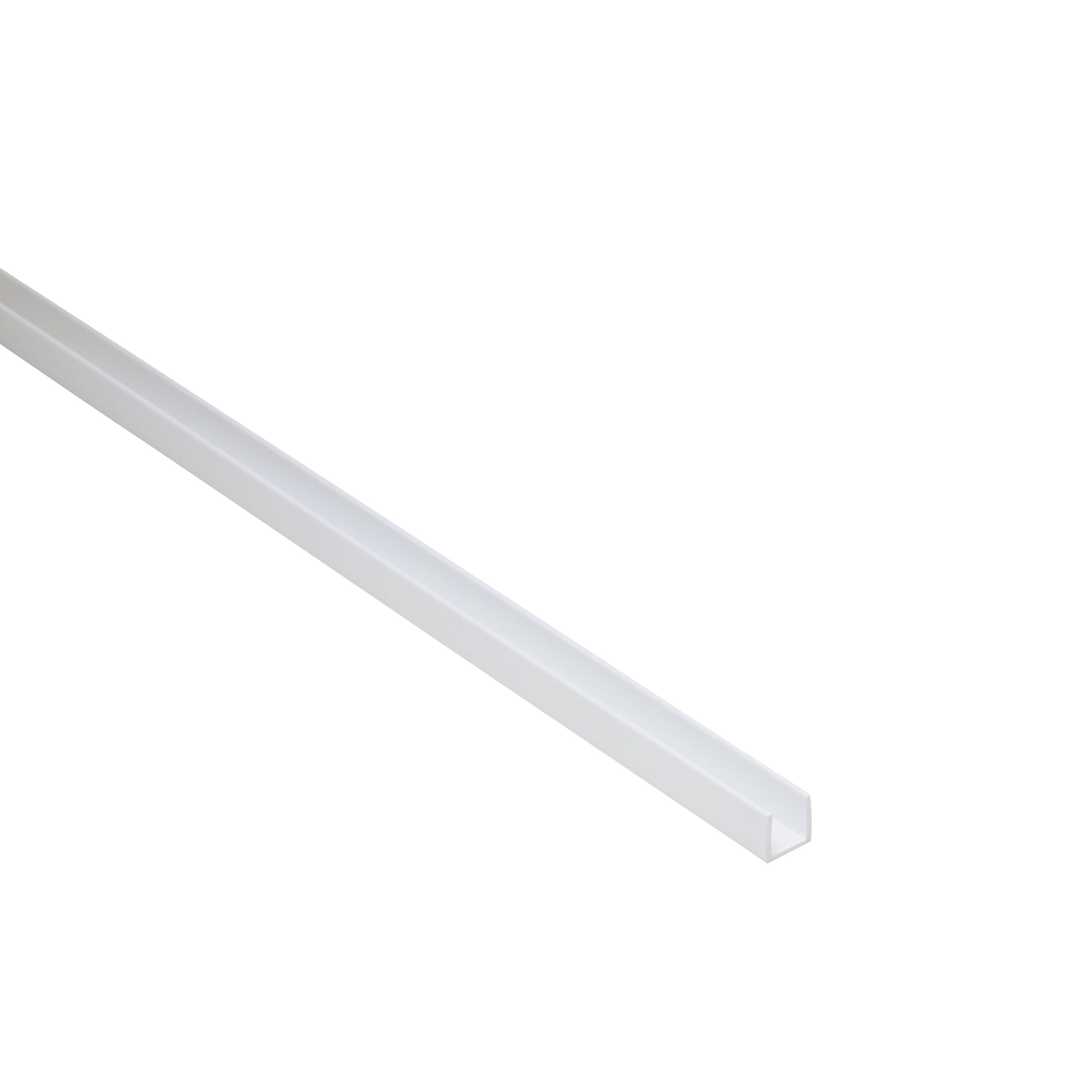 Profilo STANDERS in pvc grezzo bianco opaco L1m L8xSp1xH8 mm | Leroy Merlin