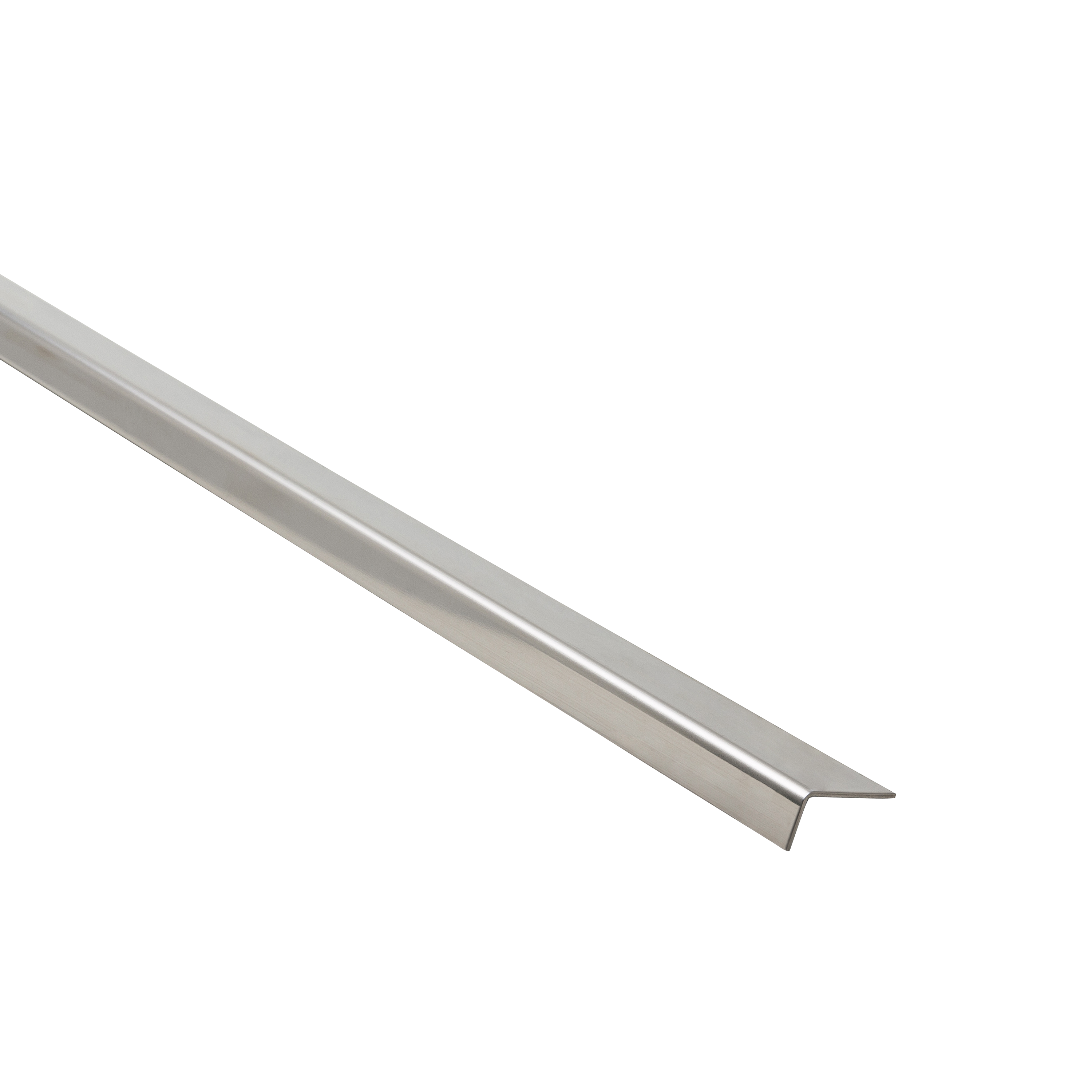 Cornière inox brillant STANDERS, H.20 x l.10 x Ep.1 mm, L.1 m | Leroy ...