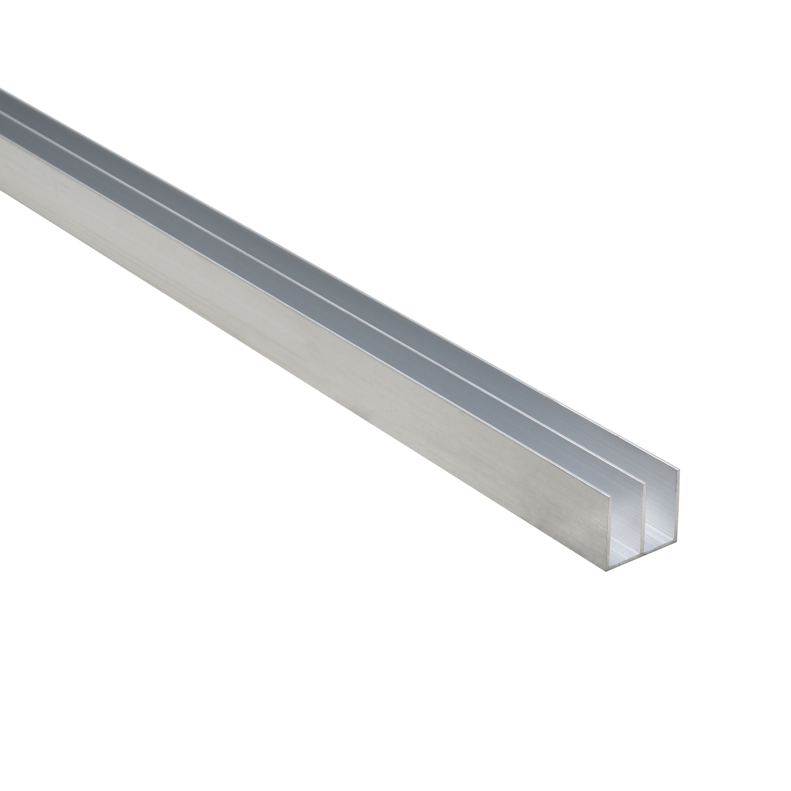 Profilé UU aluminium brut STANDERS, H.18 x l.20 x Ep.1 mm, L.1 m ...