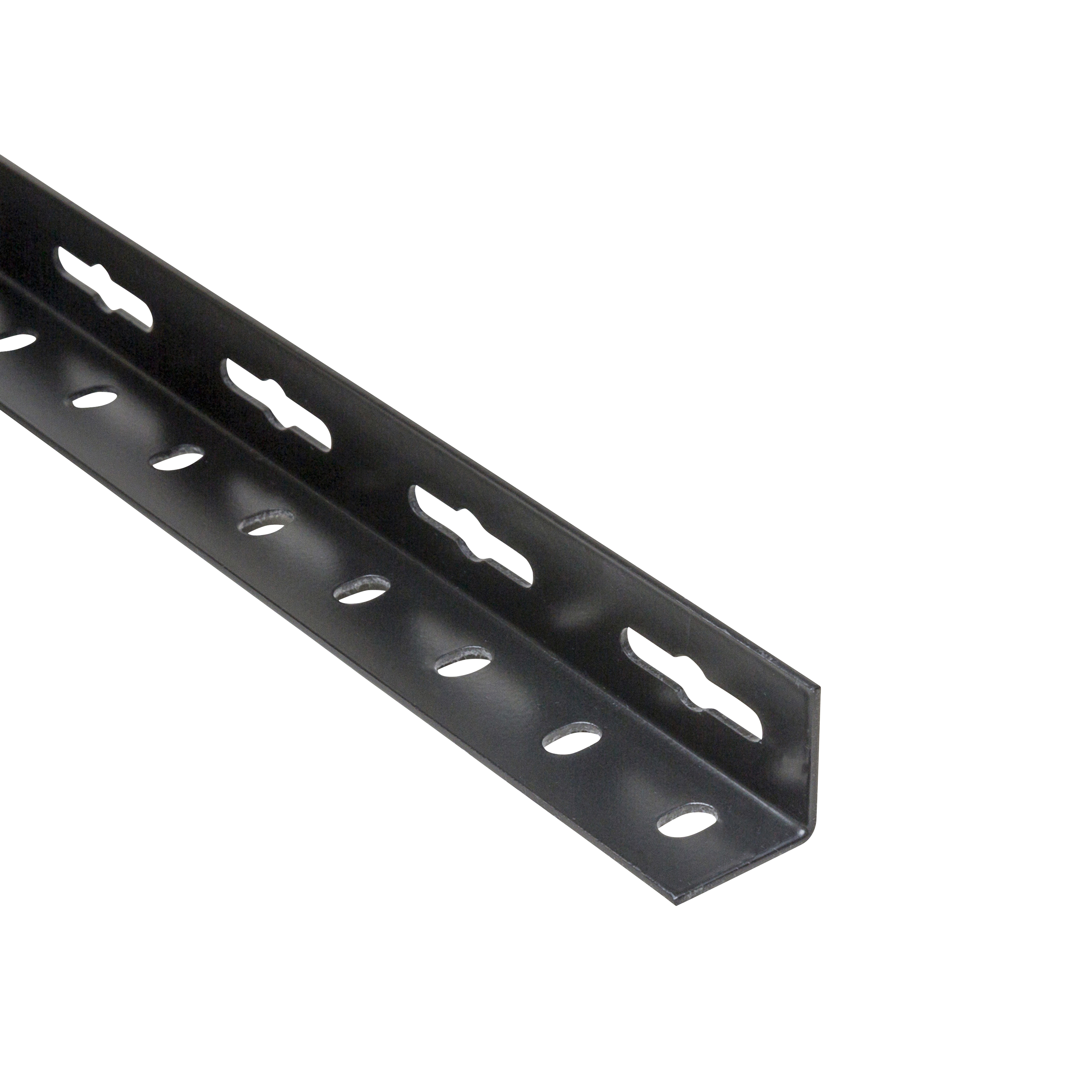 Cornière acier laminé à froid noir mat STANDERS, H.25 x l.25 x Ep.1.5 ...