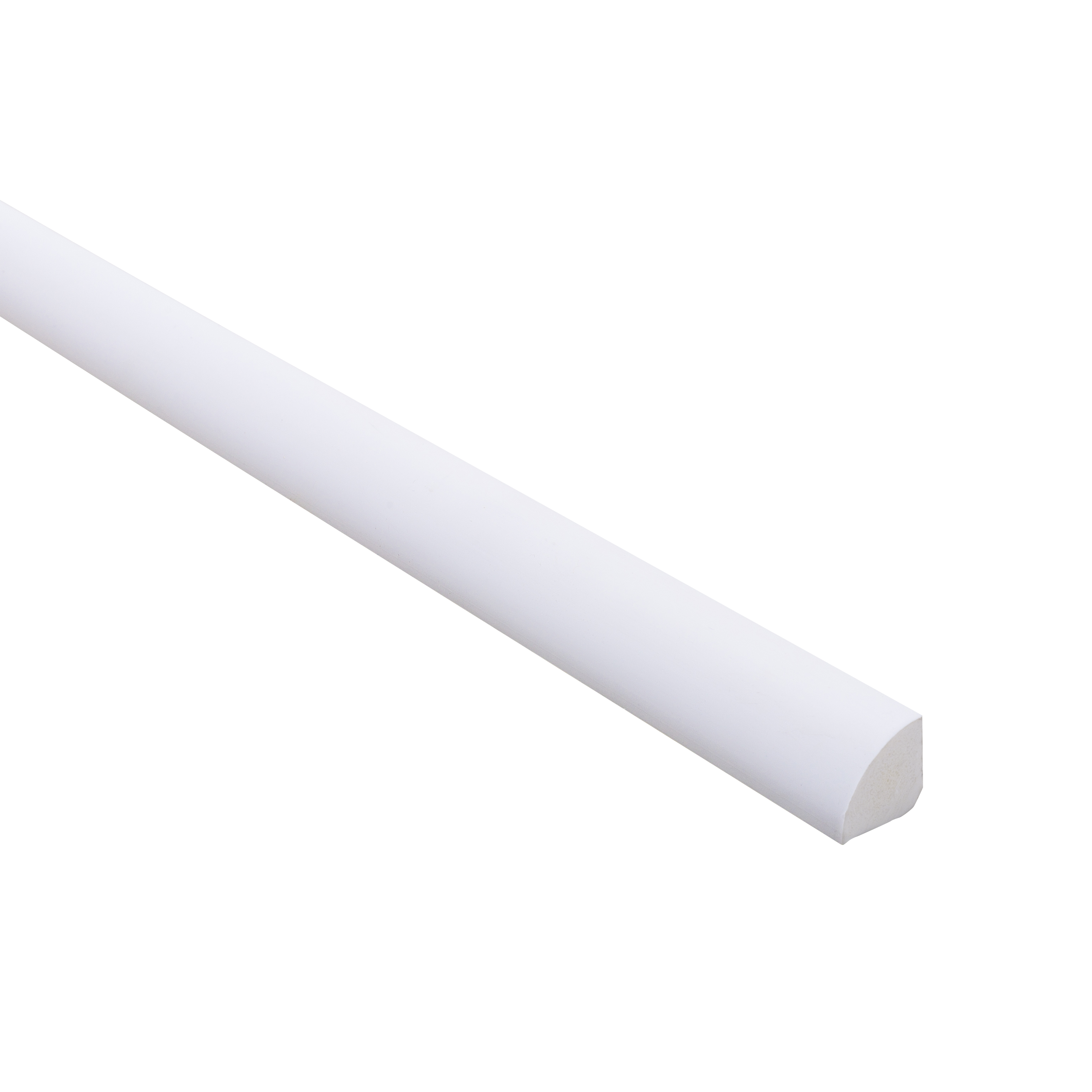 Profilé 1/4 rond pvc blanc mat STANDERS, H.18 x l.18 mm, L.2.6 m ...