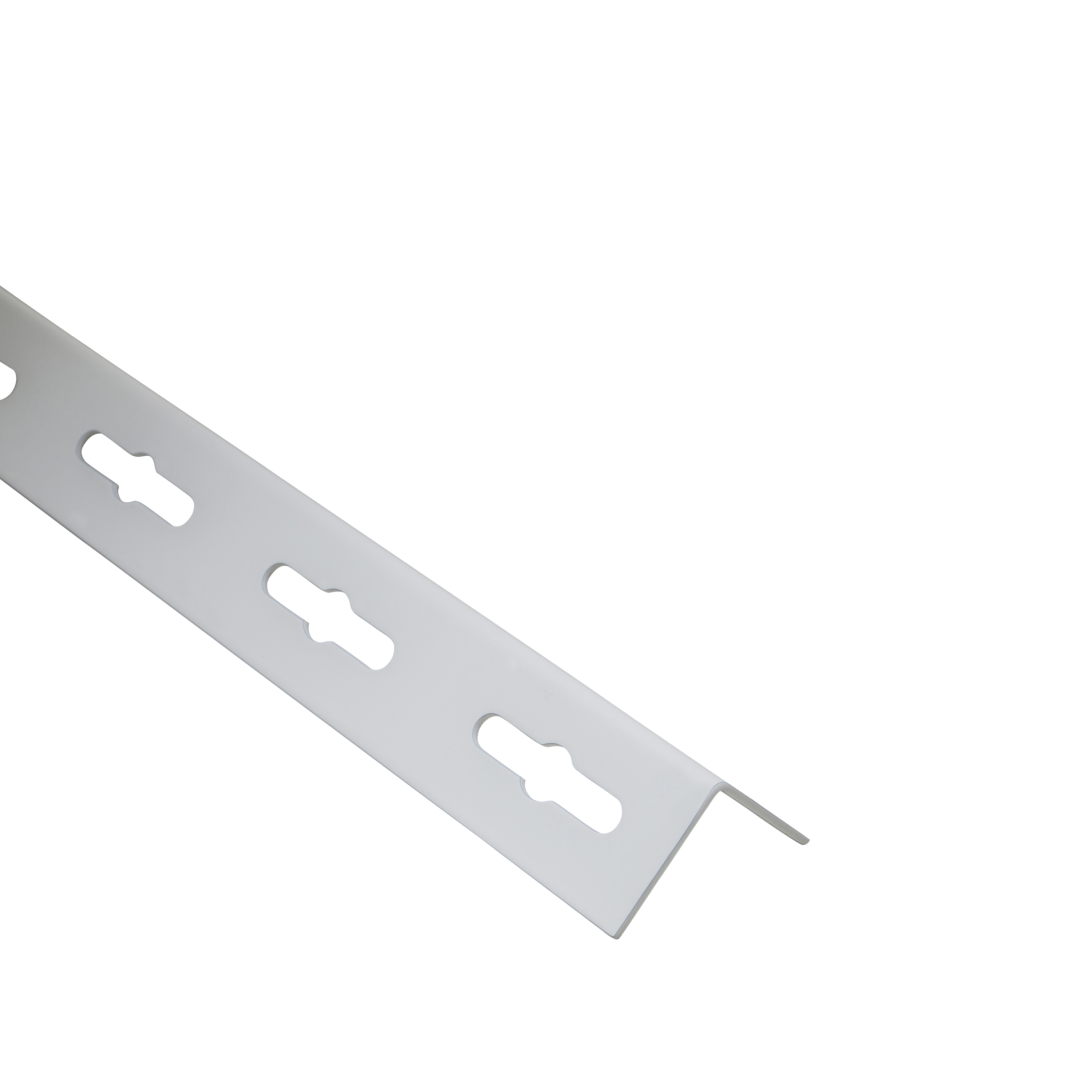 Cornière acier laminé à froid blanc STANDERS, H.25 x l.25 x Ep.1.5 mm ...