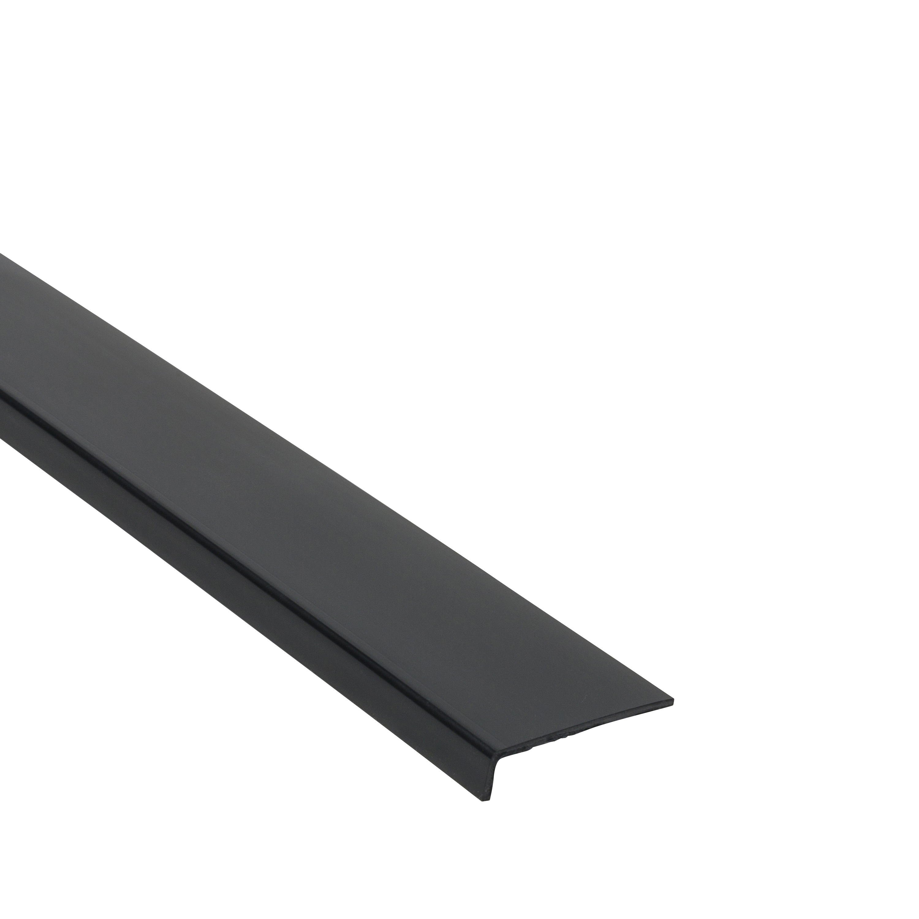 Cornière pvc noir mat STANDERS, H.10 x l.40 x Ep.1.5 mm, L.2.6 m ...