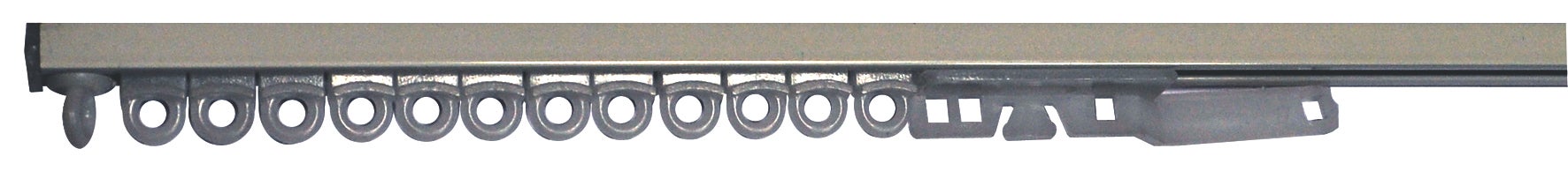 Rail de rideau sans tirage gris verni 2M | Leroy Merlin