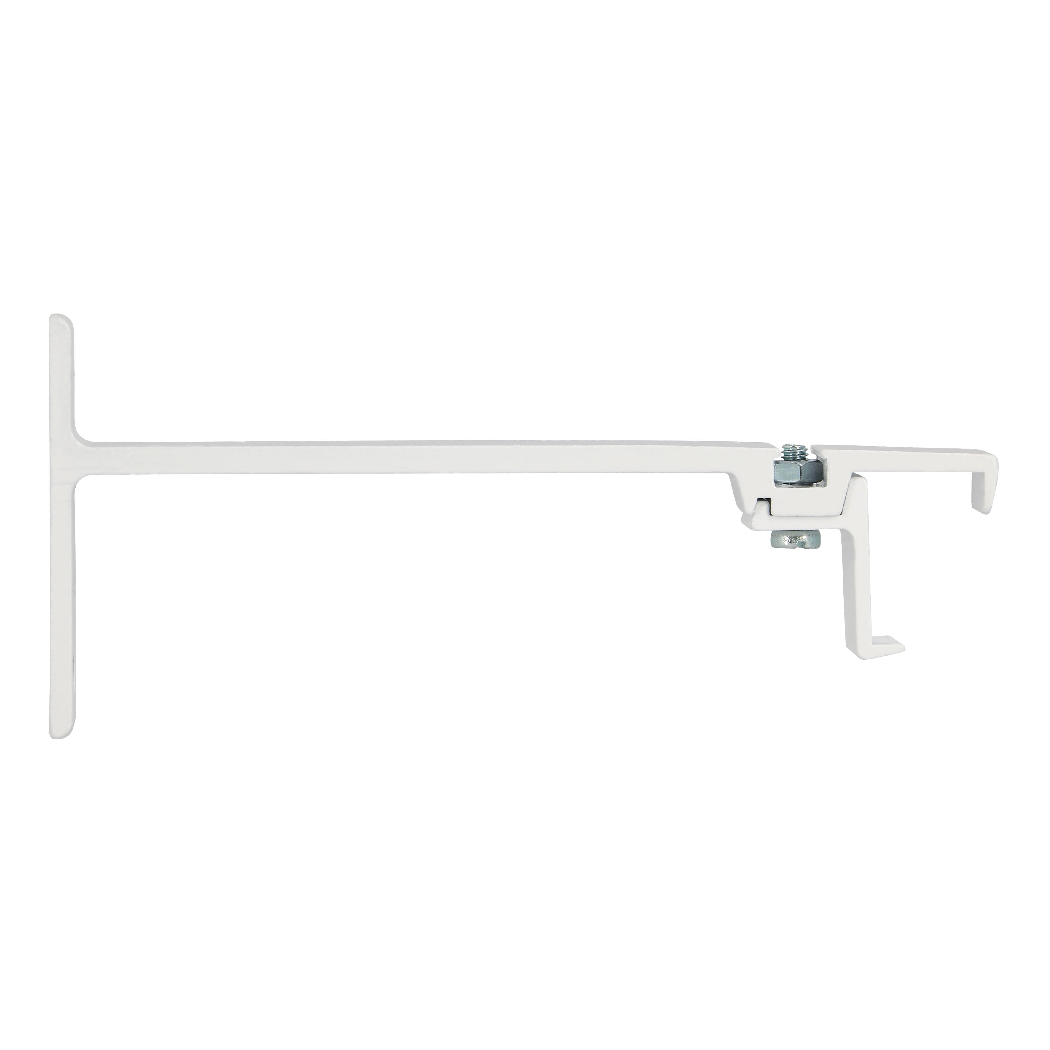 2 supports muraux simple avance blanc 120mm | Leroy Merlin