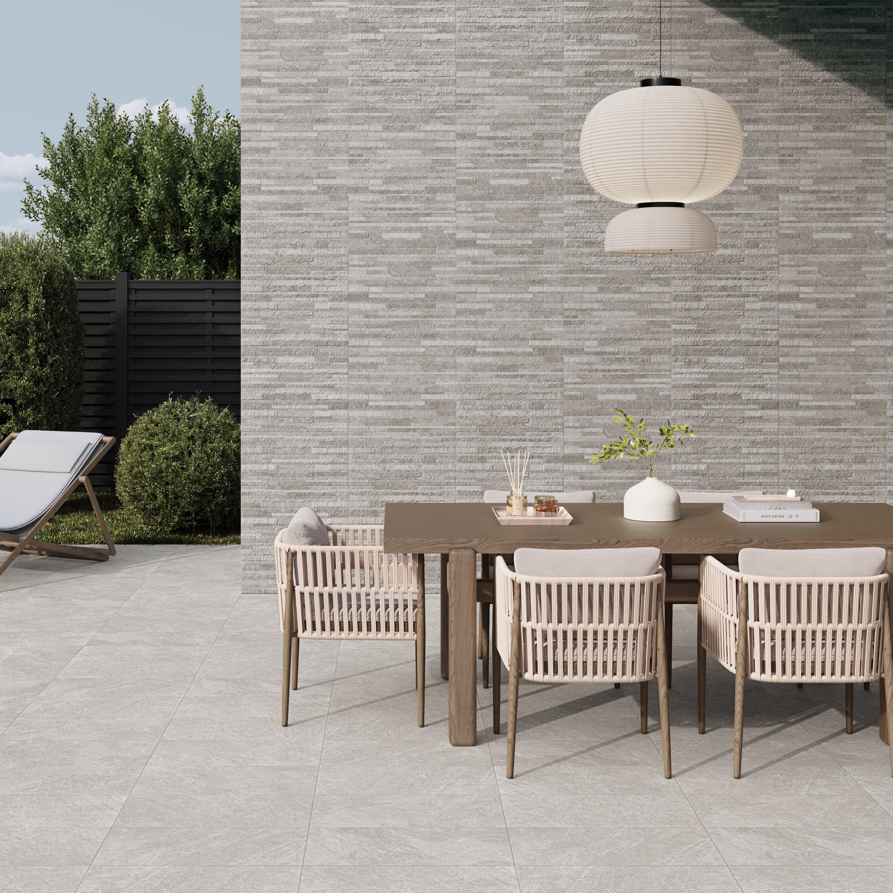 Azulejo porcelánico Vesta efecto piedra deco pearl 30x60 cm ARTENS ...