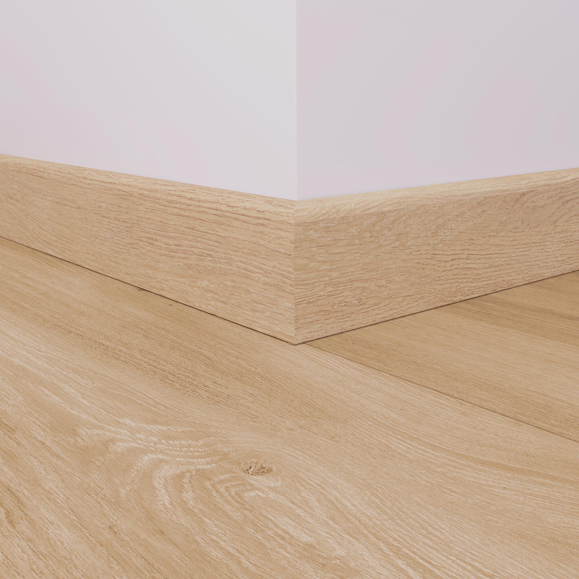 Plinthe mdf, décor canavese blond, H. 7.8, Ep.14 mm ARTENS | Leroy Merlin