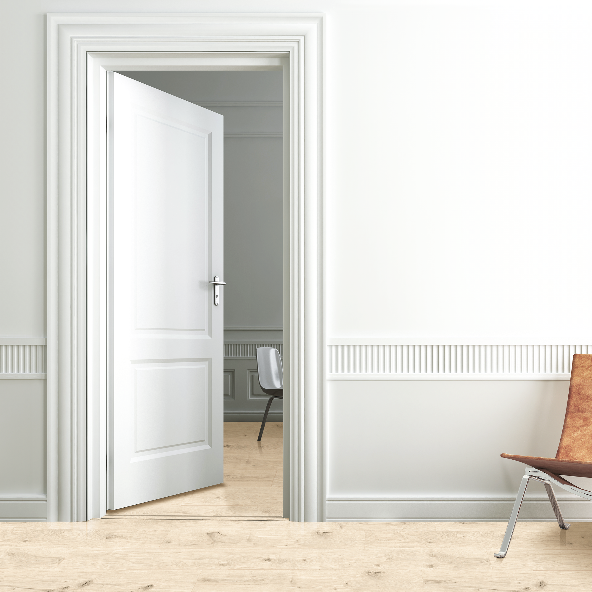 Perfil de umbral 4 en 1 de aluminio color madera foligno 830x37 mm ...