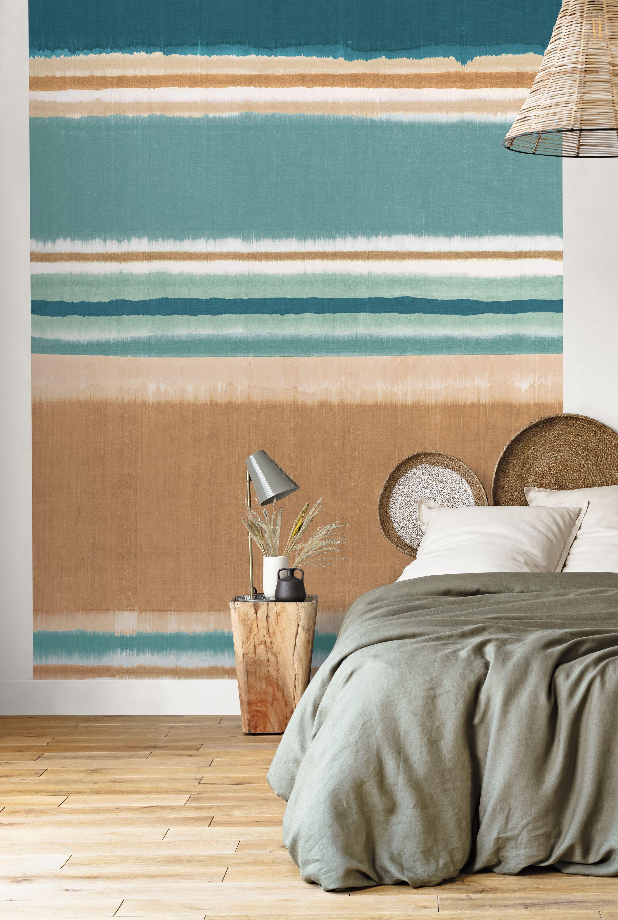 Papier peint panoramique PIMP MY WALL lovely bleu, l.200 x H.310 cm ...