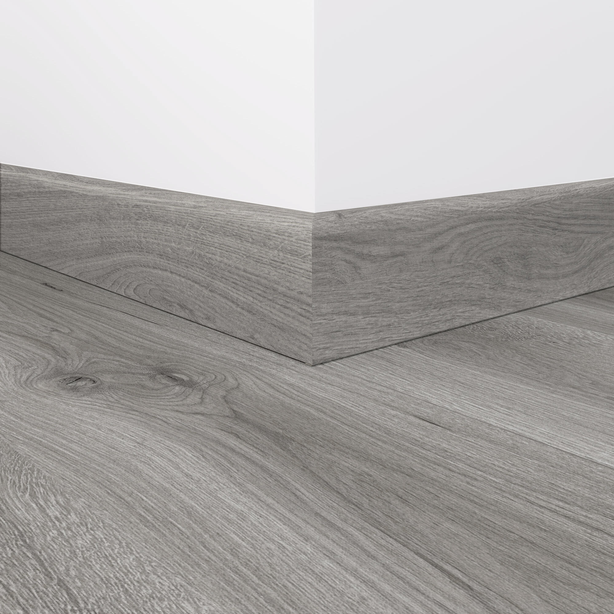 Plinthe mdf, décor nilo gris, H. 7.8, Ep.14 mm ARTENS | Leroy Merlin