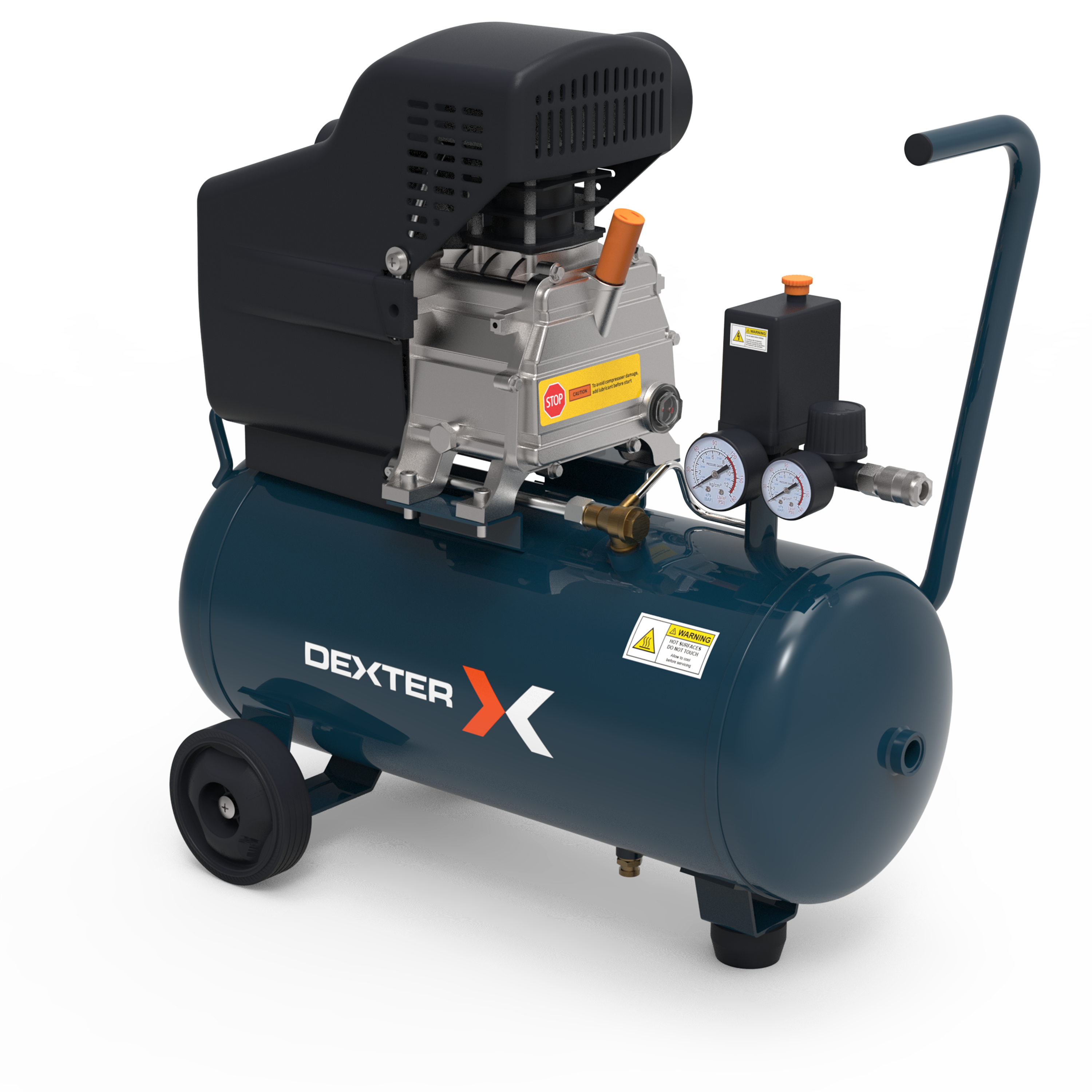 Compresor aire DEXTER 2Hp 1500W 24 L | Leroy Merlin