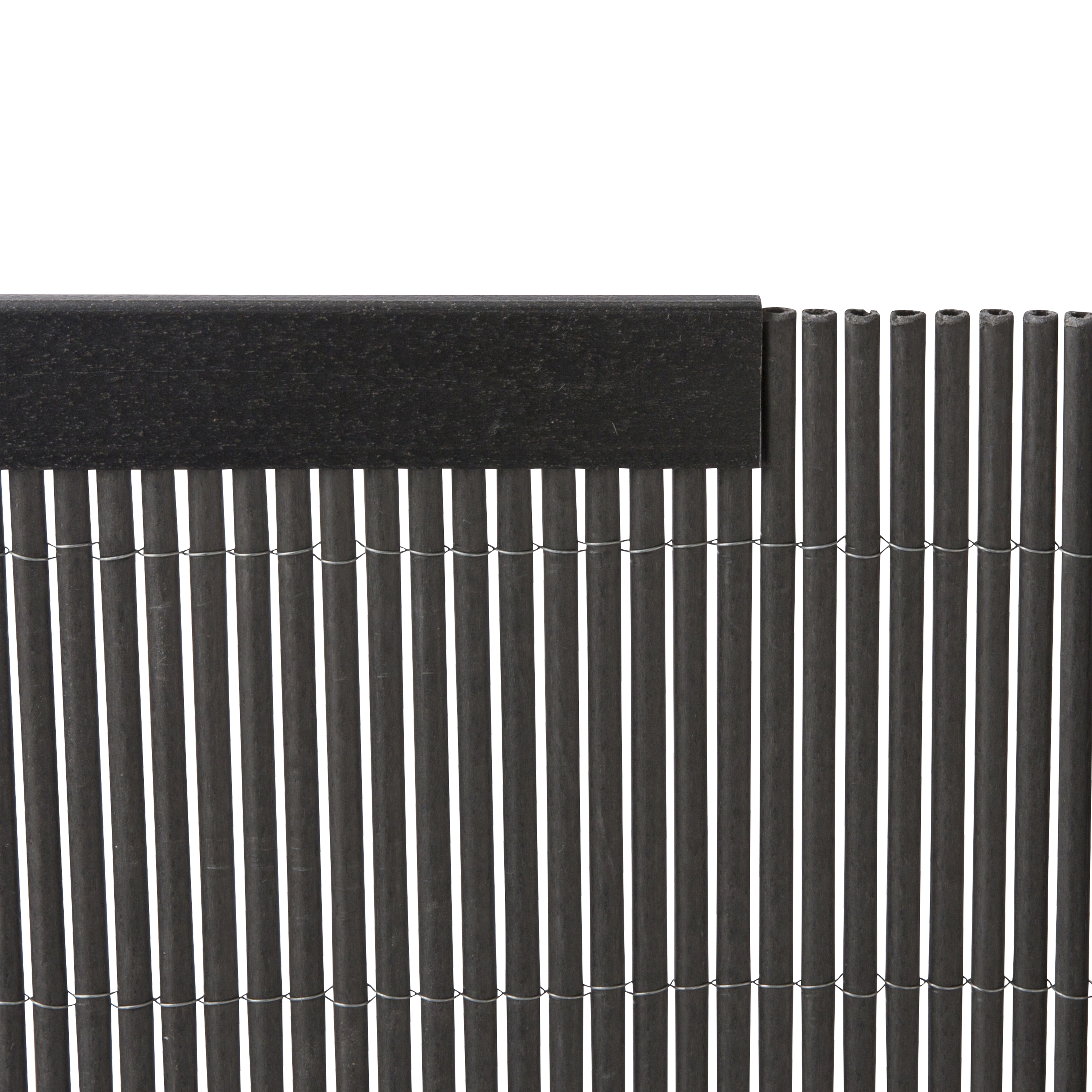 Profil imitujący wiklinę mata 1m antracyt Naterial - Leroy Merlin