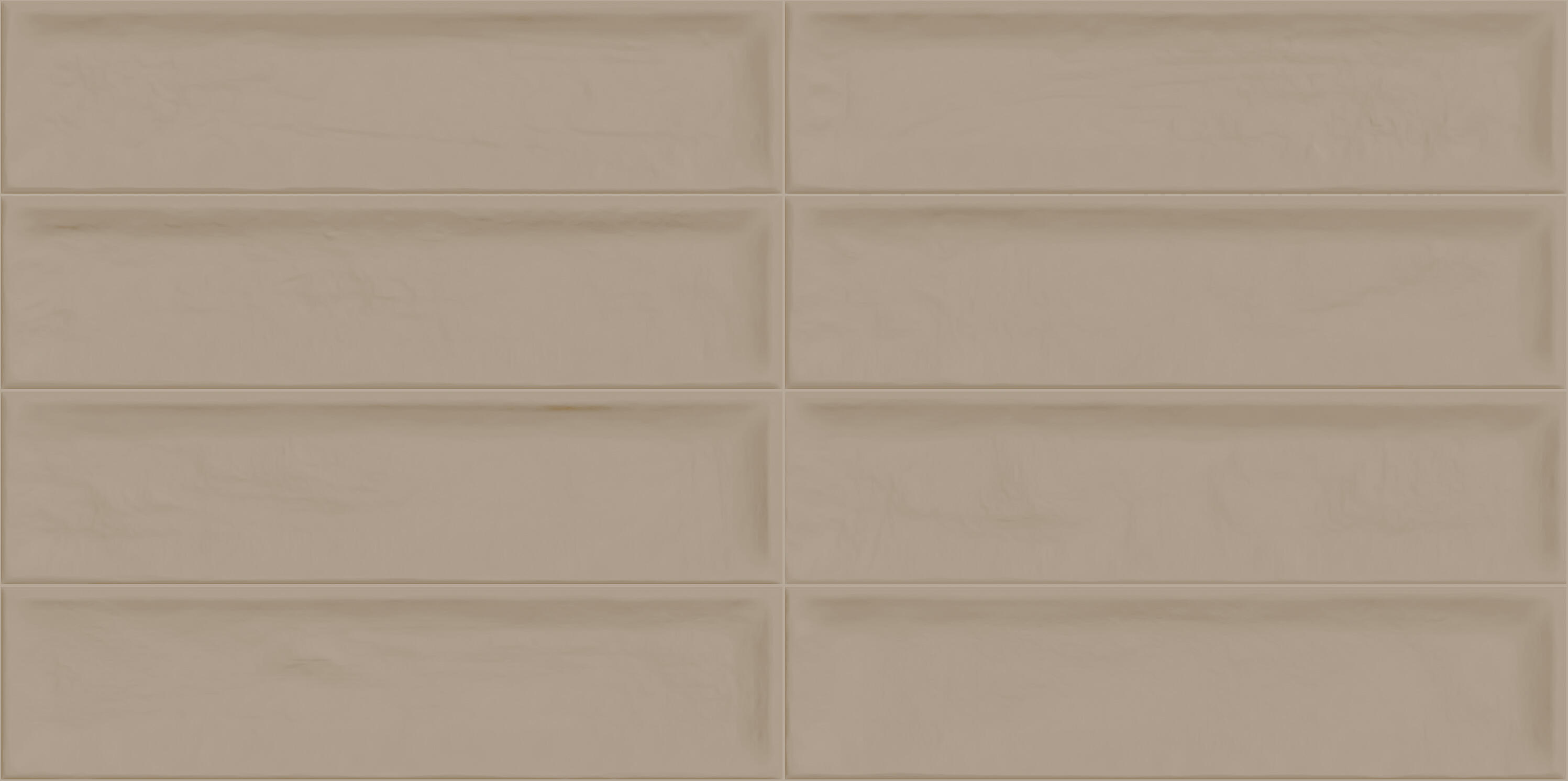 Azulejo cerámico Mayolica efecto zellige tortora 30x7.5 cm PAMESA ...