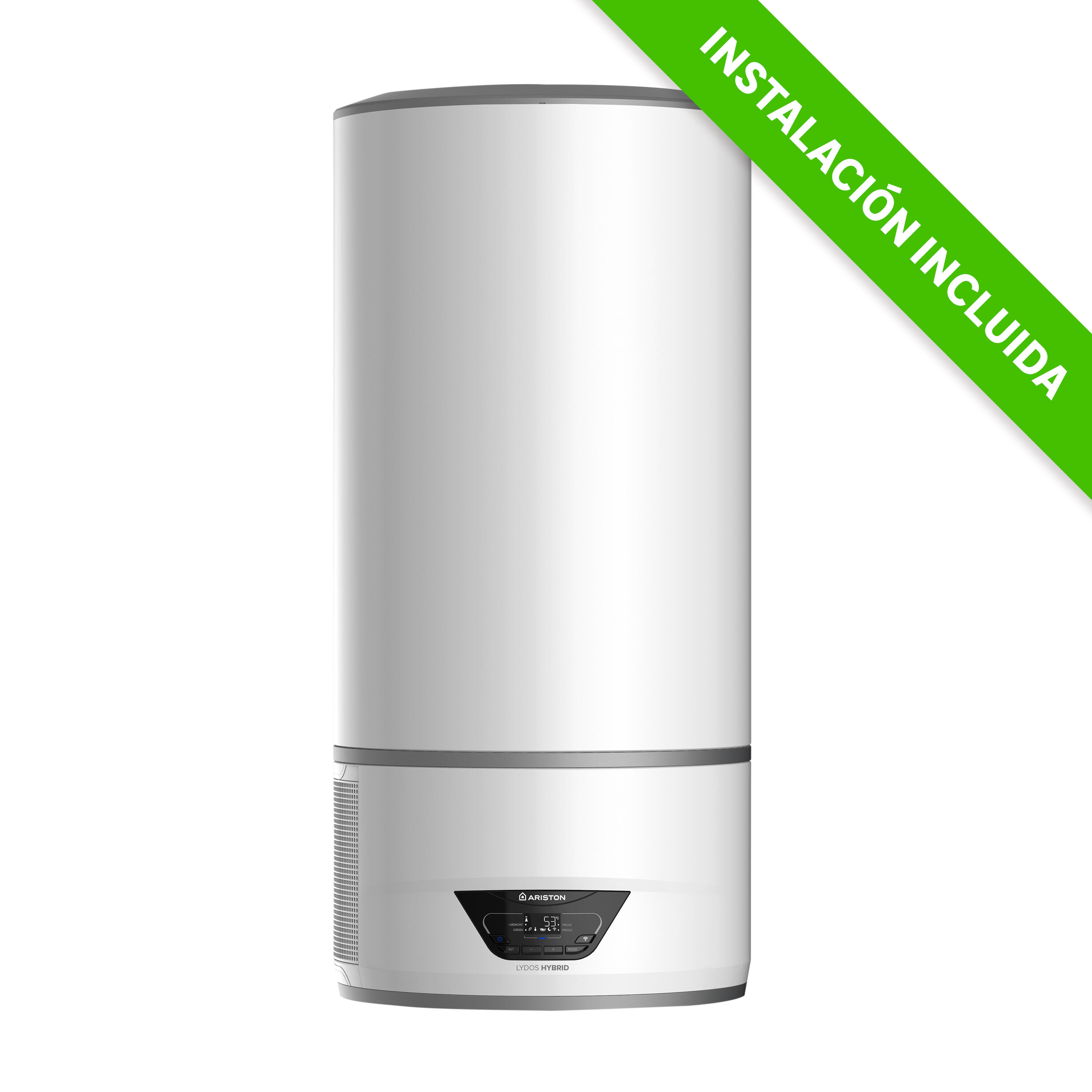 Termo híbrido ARISTON Lydos Hybrid 100L Instalación incluida | Leroy Merlin