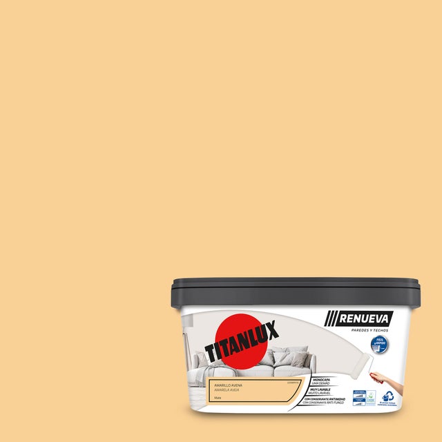 Pintura Titanlux colores: amplia variedad y cobertura duradera