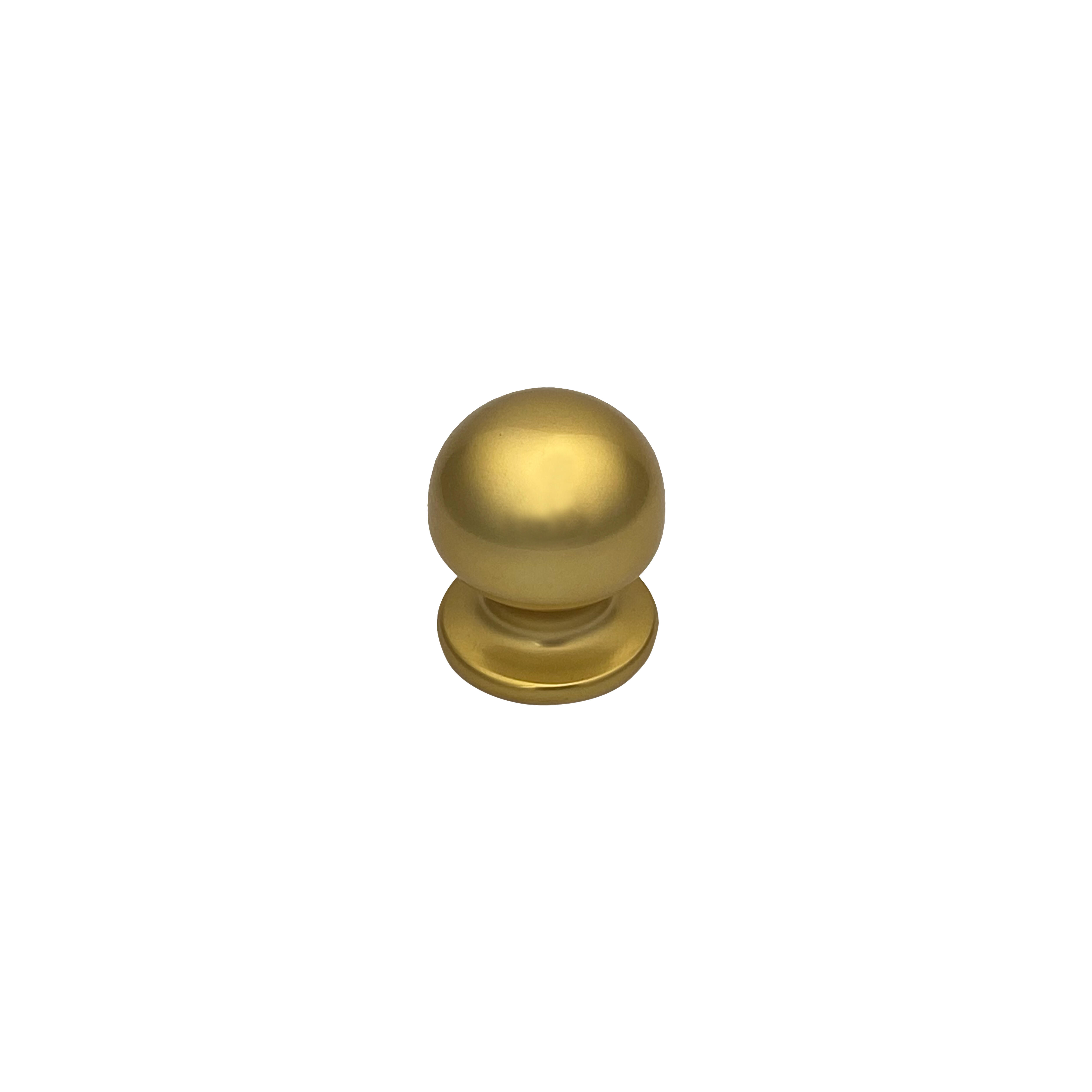 Pomolo fisso per porta SAGUATTI 169/50BB in alluminio oro lucido ...