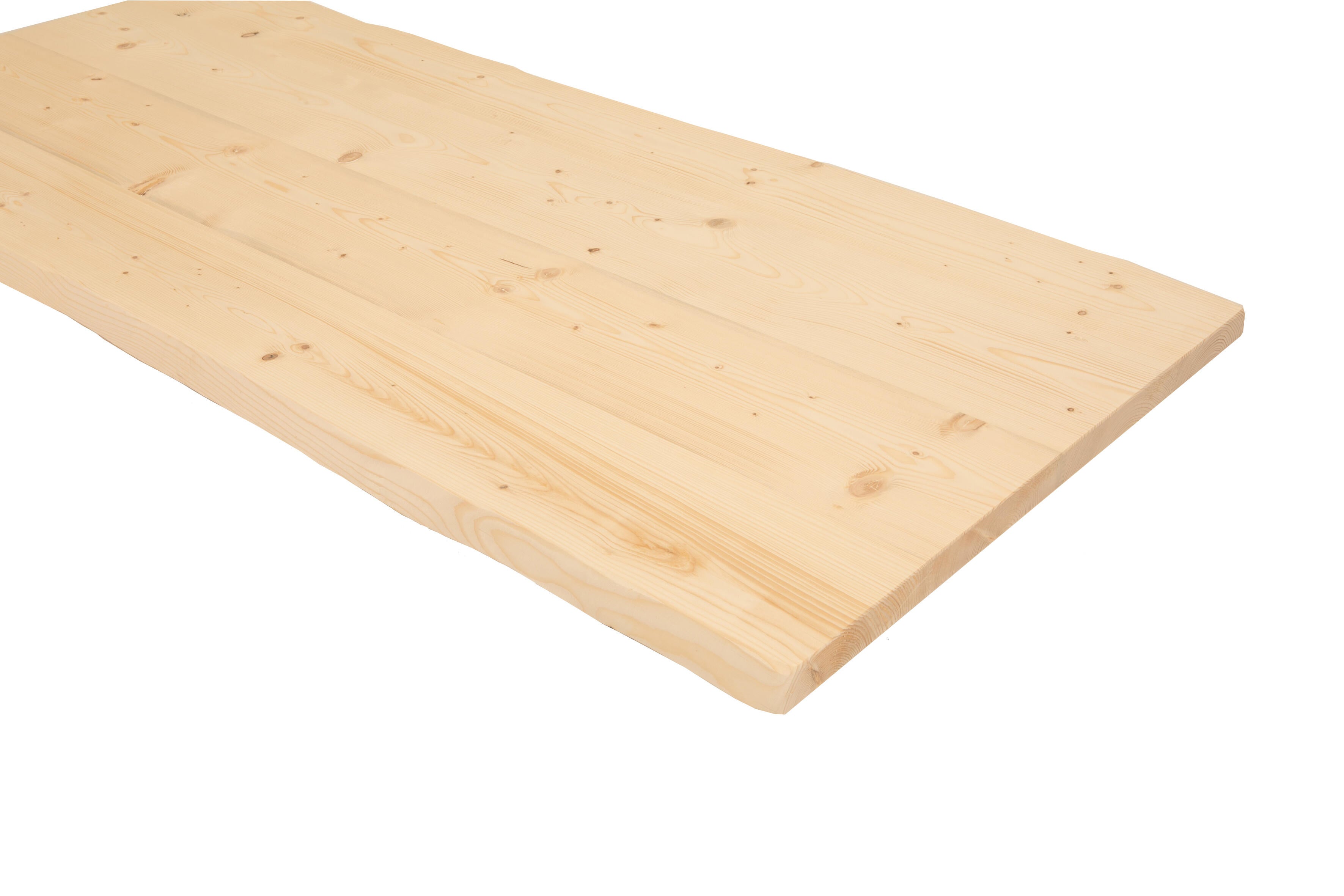 Tavola massello in legno di abete, 1° scelta L 90 x 160 cm x Sp 40 mm ...