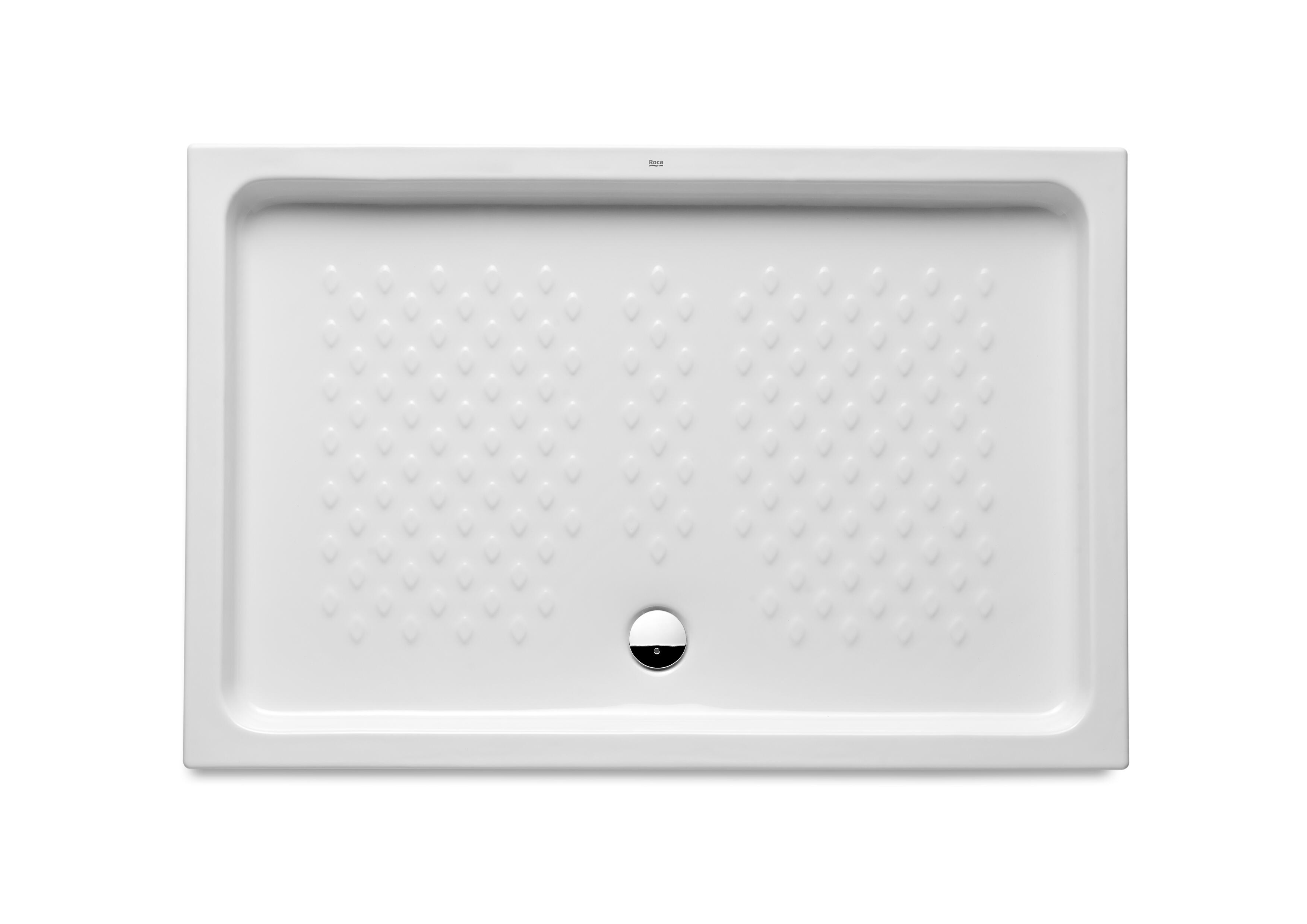 Plato de ducha Roca Mitos 120x80 cm blanco | Leroy Merlin