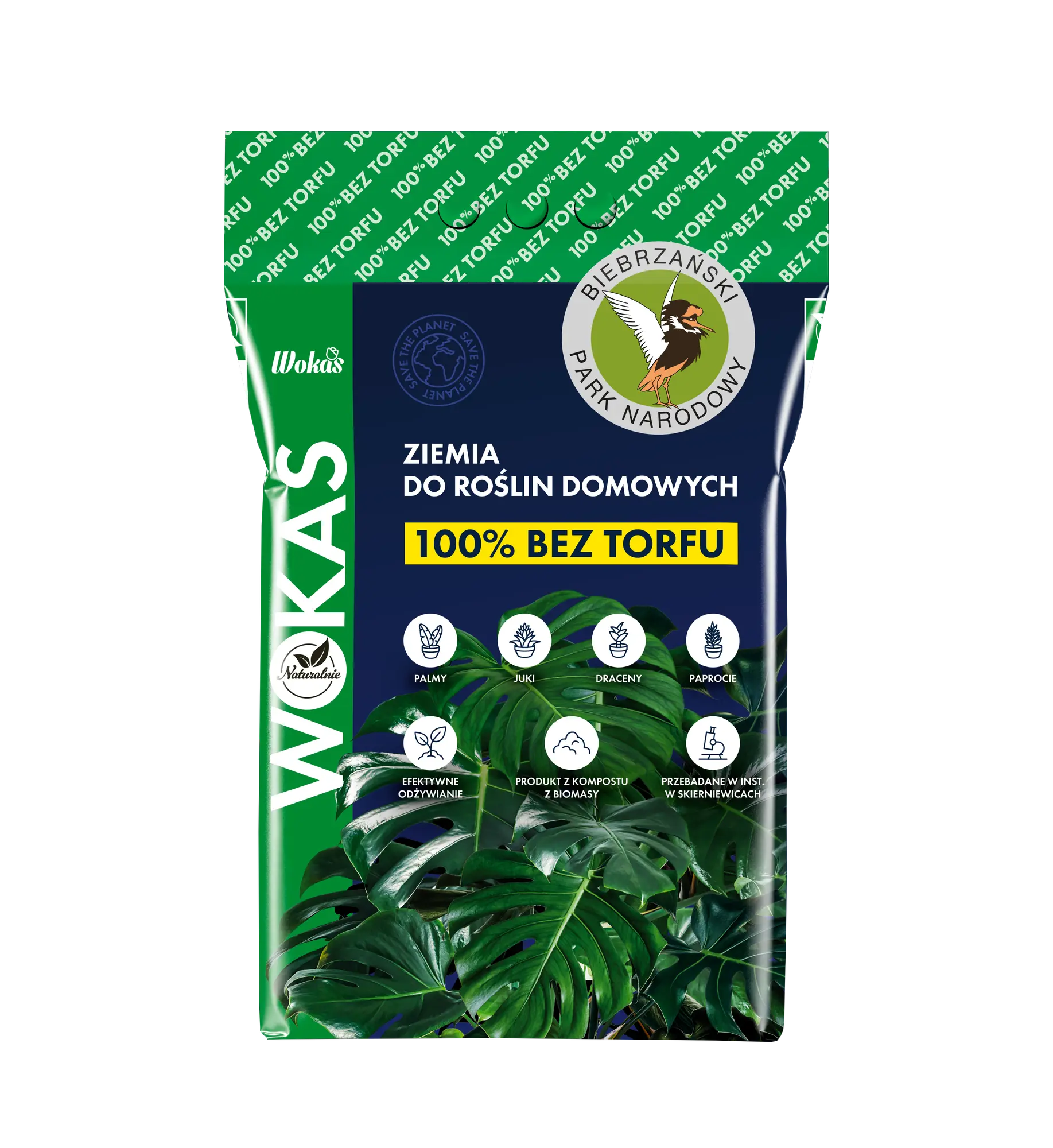 Ziemia do roślin domowych bez torfu 5l Wokas Naturalnie - Leroy Merlin