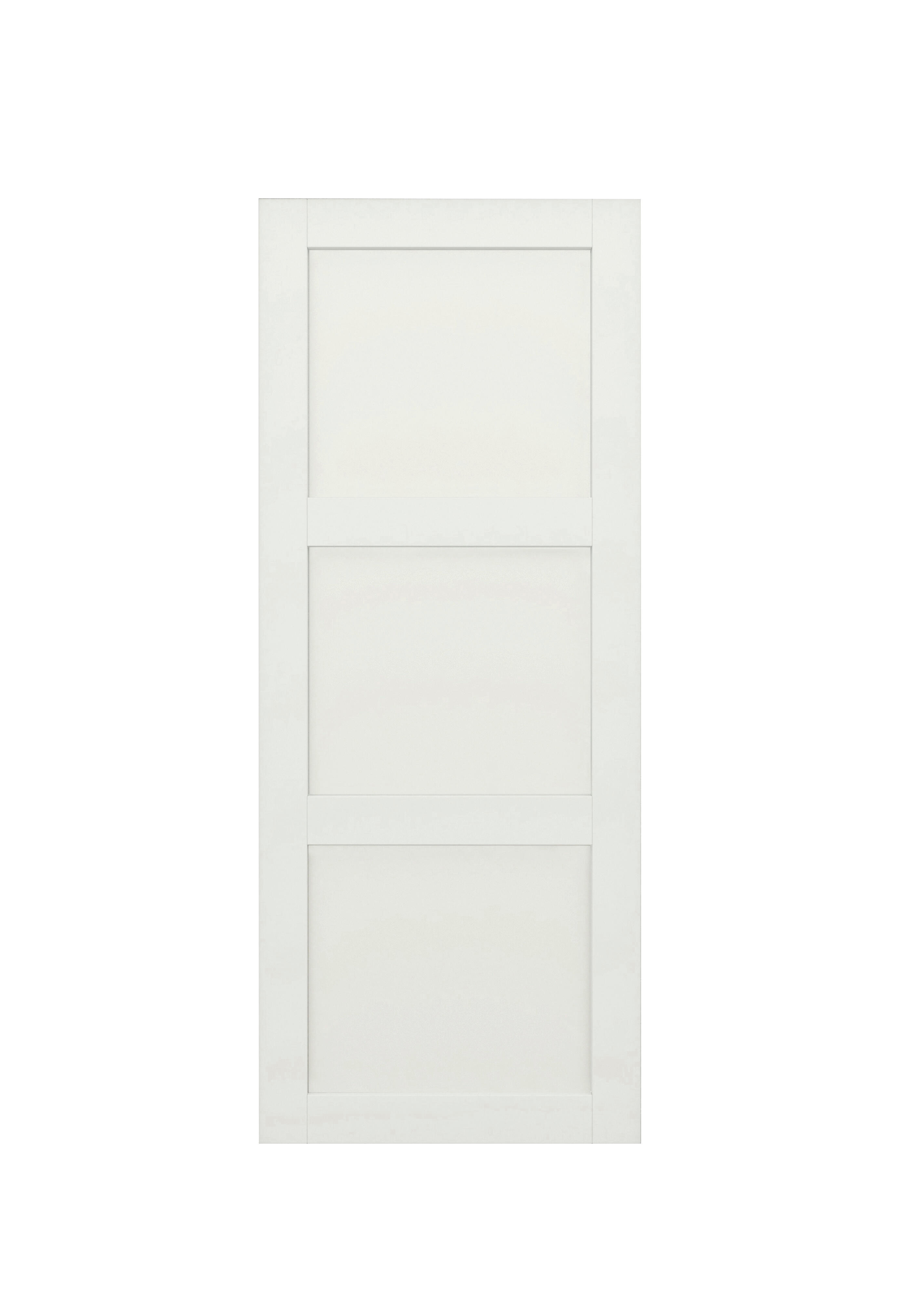 Porte coulissante mdf Bali blanc, H.204 x l.83 cm | Leroy Merlin
