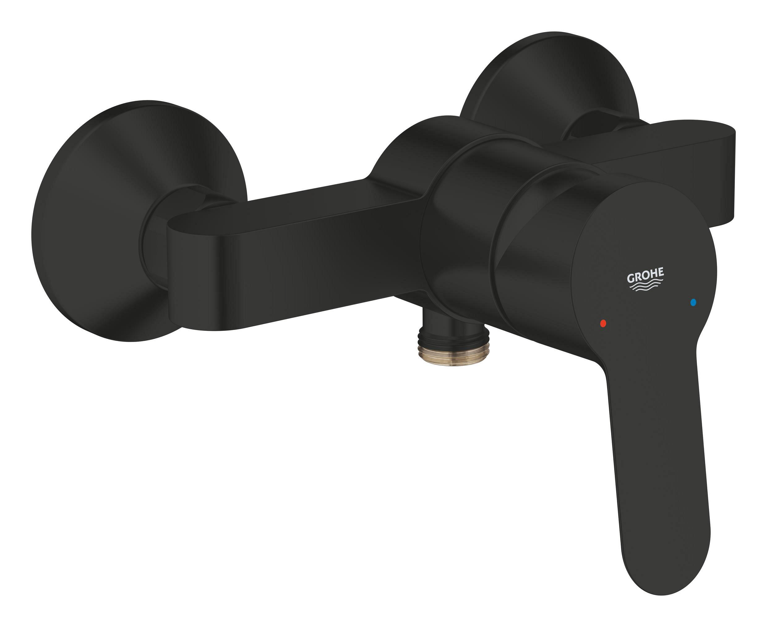 Mitigeur de douche mécanique noir mat, Start Clova - QuickFix, GROHE ...