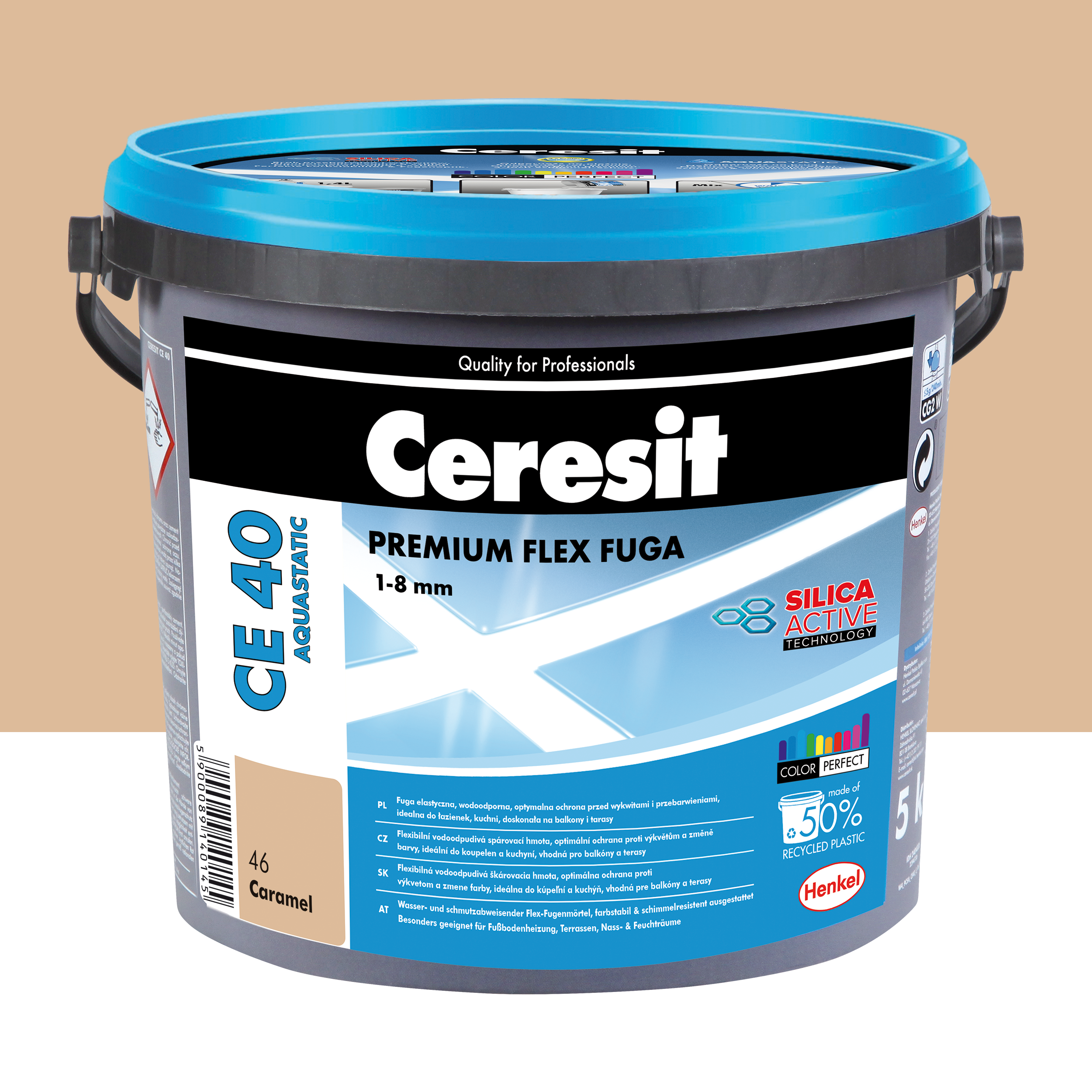 Fuga cementowa wodoodporna CE40 46 karmel 5 kg Ceresit - Leroy Merlin