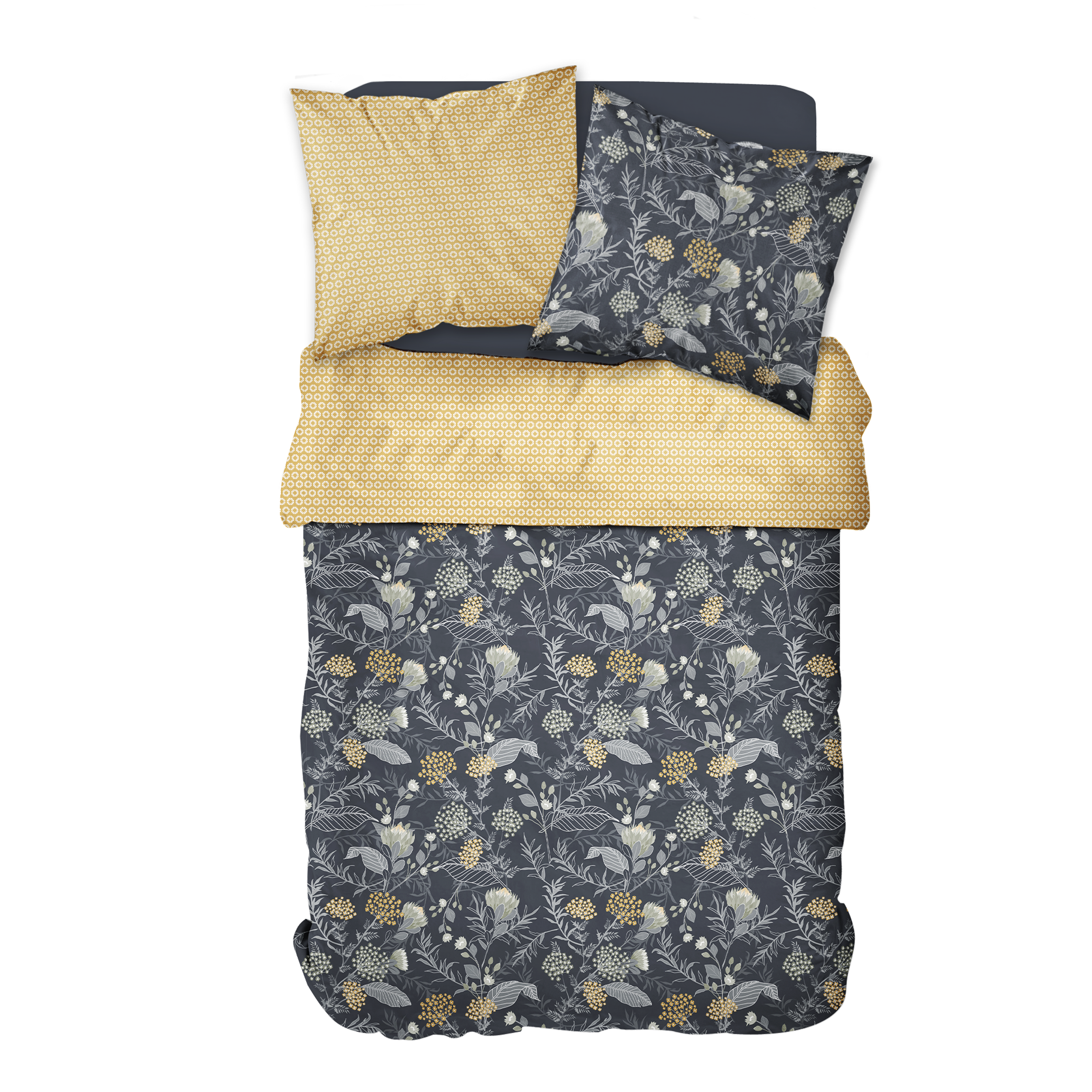 Pościel 200 x 220 cm Today Devi granatowa - Leroy Merlin