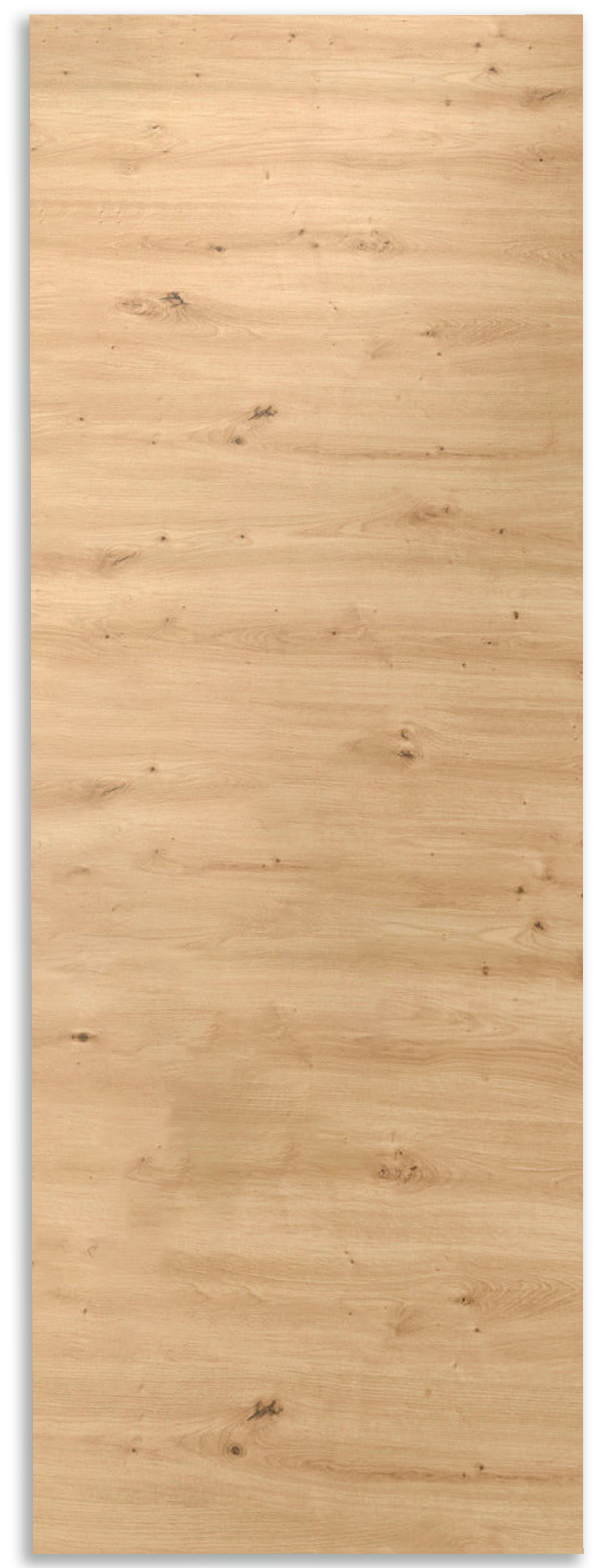 Bloc-porte fin de chantier chêne Authentic, H.204 x l.73 cm, poussant ...