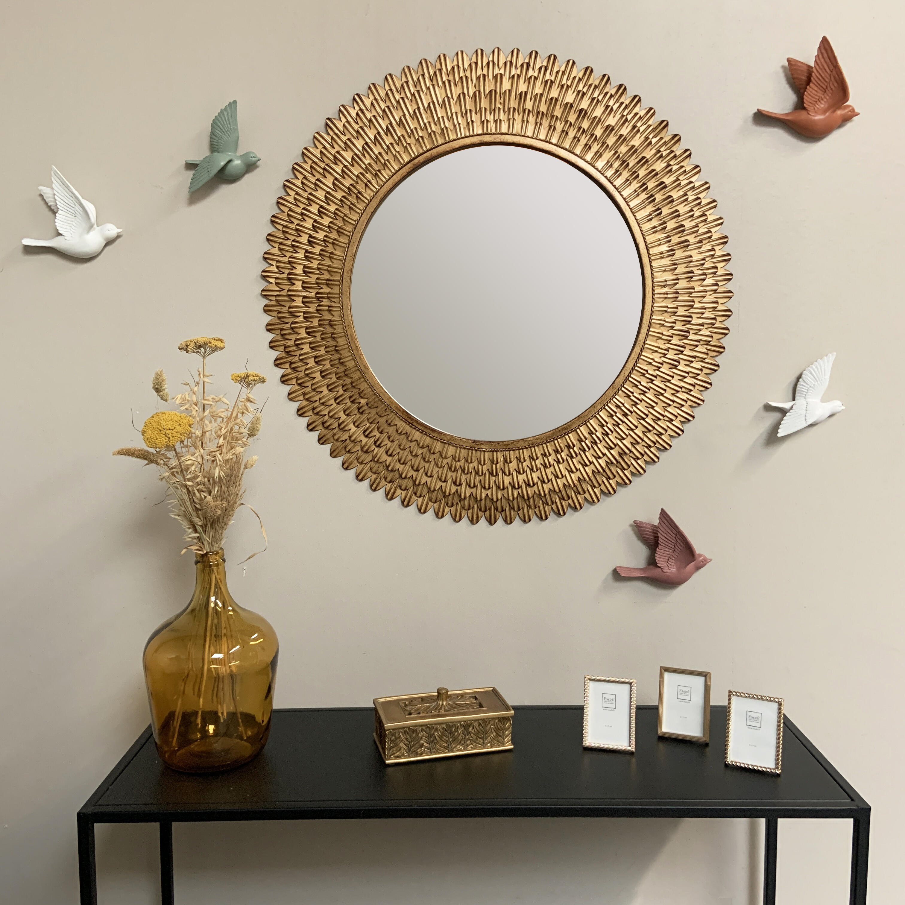 Objet décoratif sans cadre OISEAU, vert EMDE l.12.5 x H.15 cm | Leroy ...