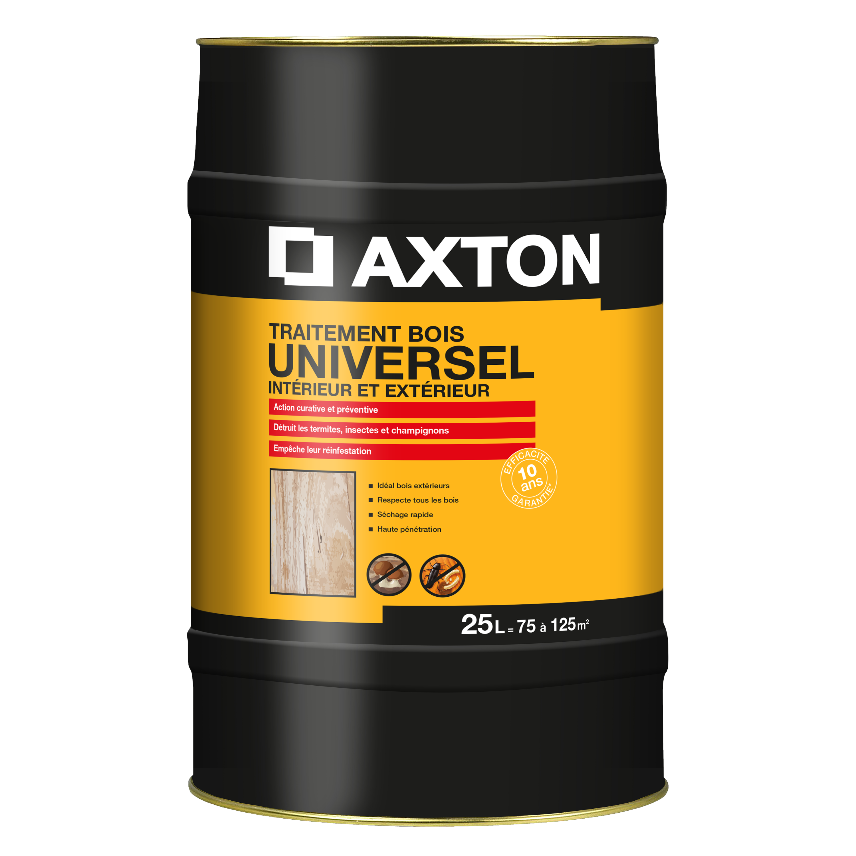 Traitement du bois multiusage AXTON 25 l | Leroy Merlin