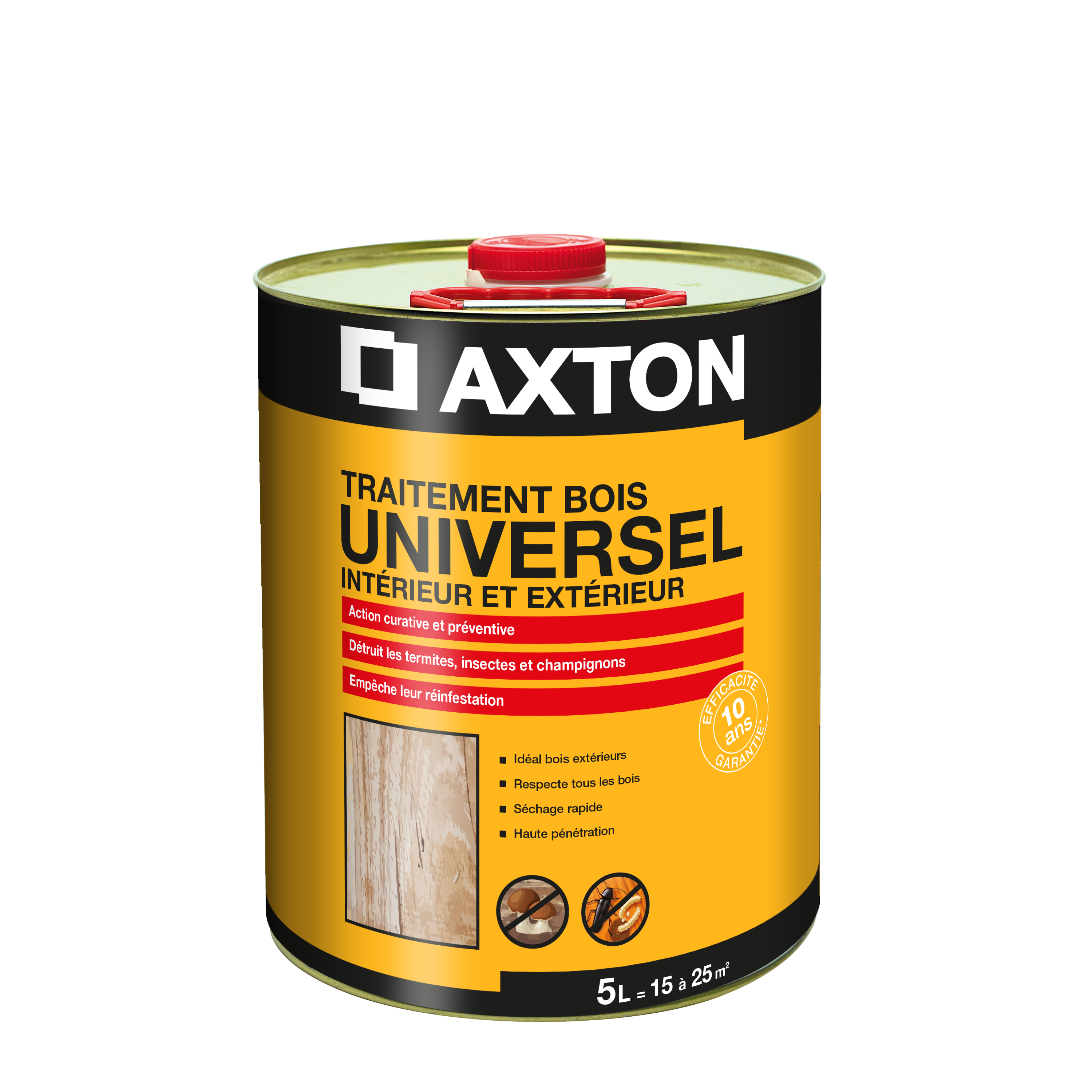 Traitement du bois multiusage AXTON 5 l | Leroy Merlin