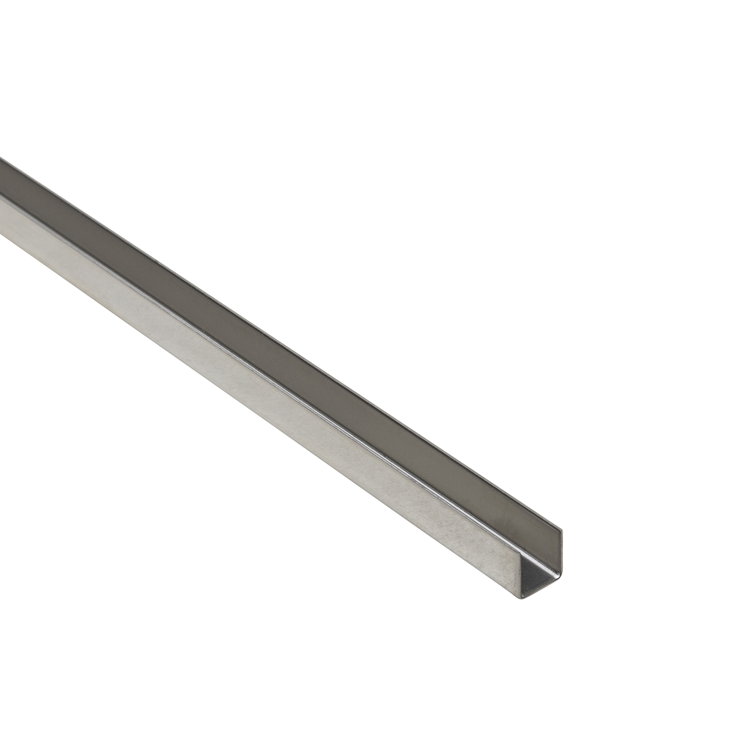 Profilé U inox brillant STANDERS, H.12 x l.12 x Ep.1 mm, L.1 m | Leroy ...